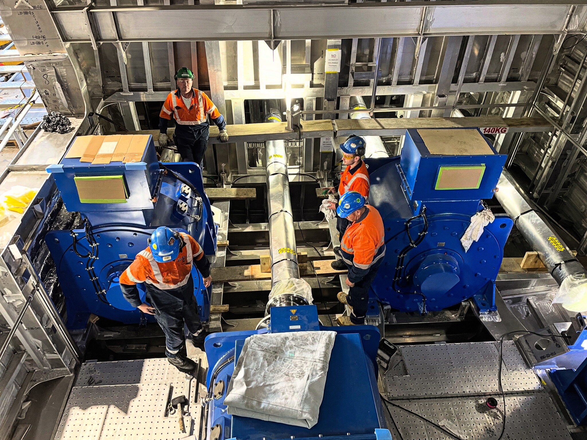 World's largest '100 per cent electric' ship launched by Tasmanian ...