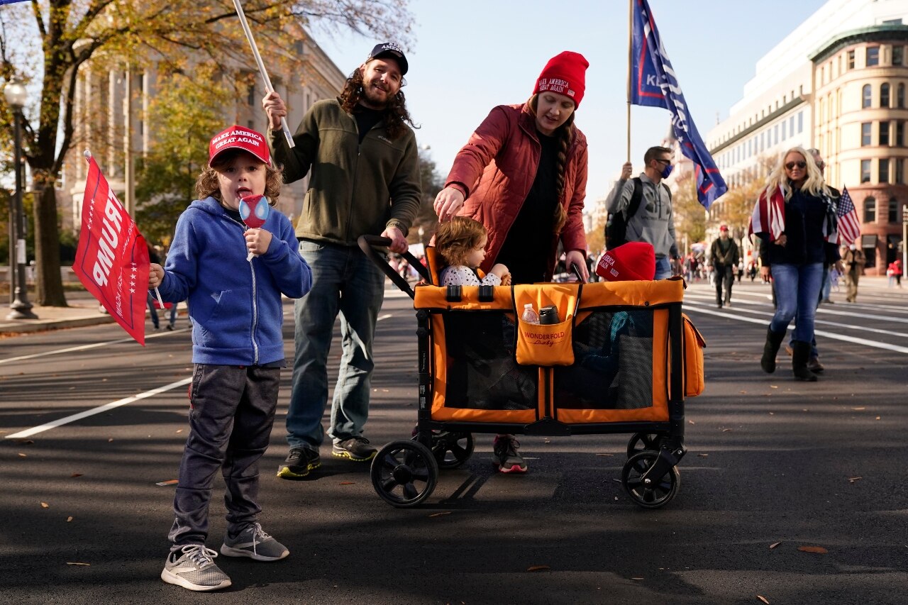 MAGA marchers from across the US keep the faith in Donald Trump at ...