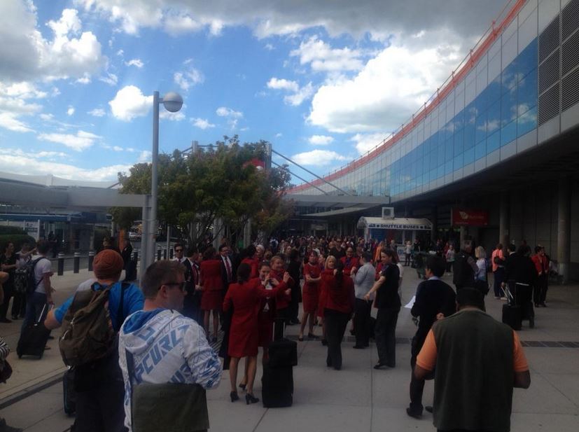 Evacuations at Brisbane Airport domestic terminal after fire breaks out ...