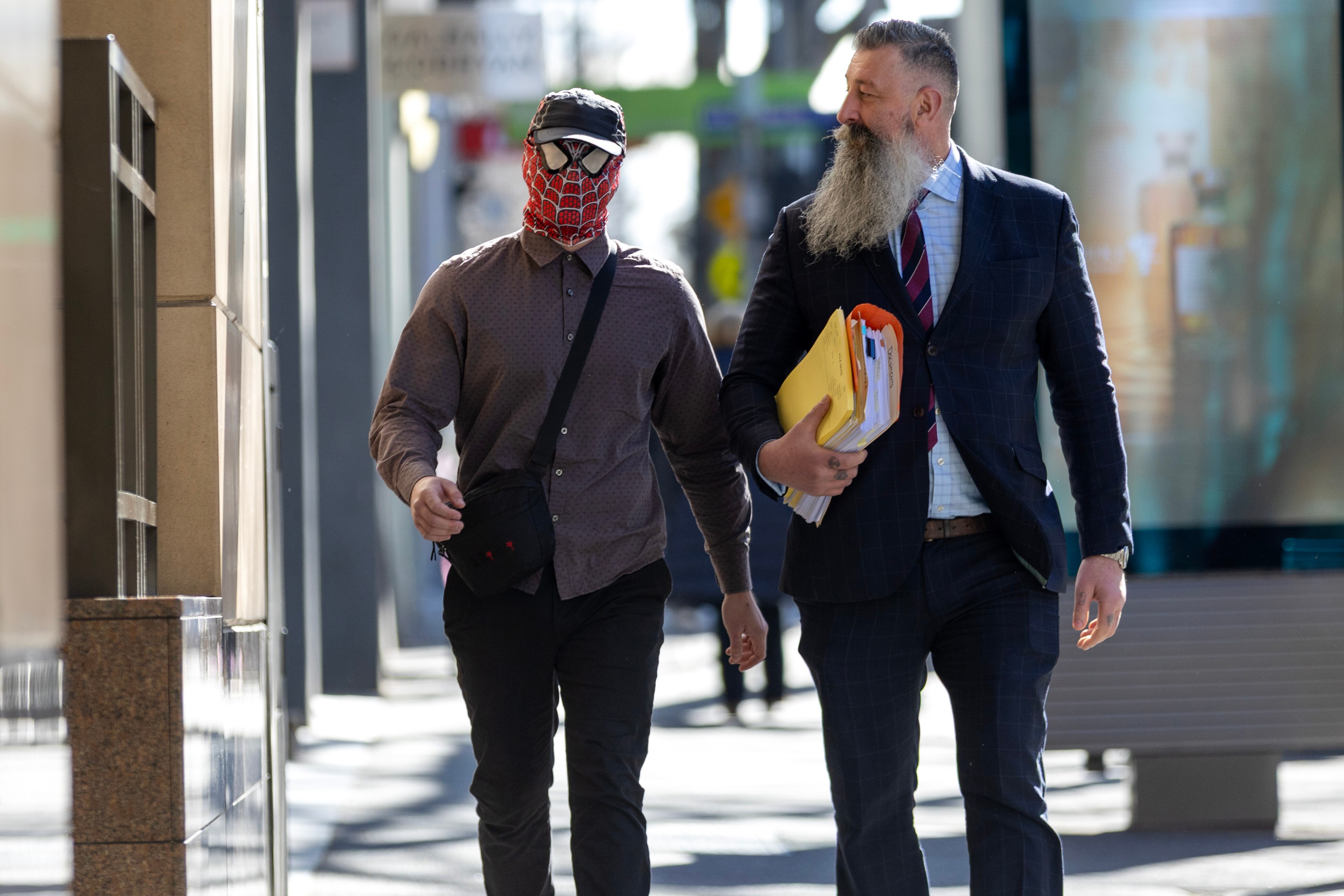 Alleged 'Pam the Bird' graffiti creator exits court in Spider-Man ...