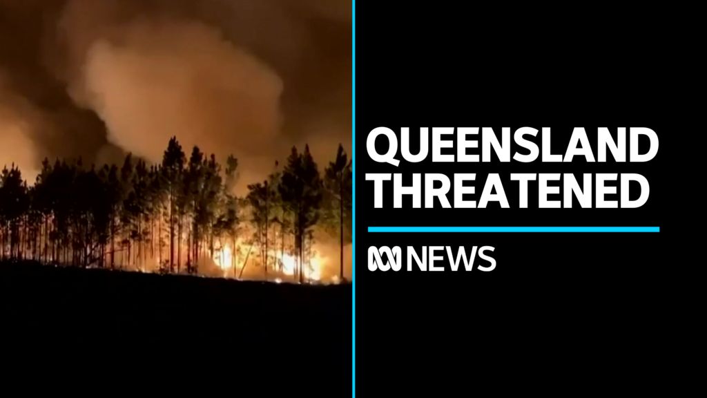 Dangerous bushfire threatens town on Queensland's southern downs - ABC News