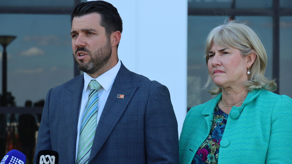 Chief Minister Eva Lawler and Police Minister Brent Potter announced ...