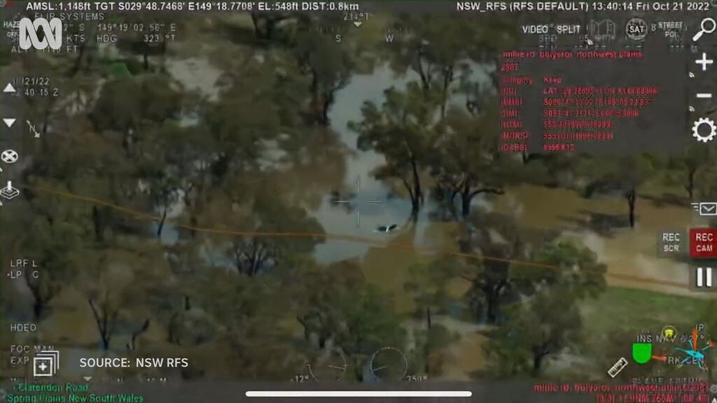 Two people rescued from floodwaters near Moree - ABC News