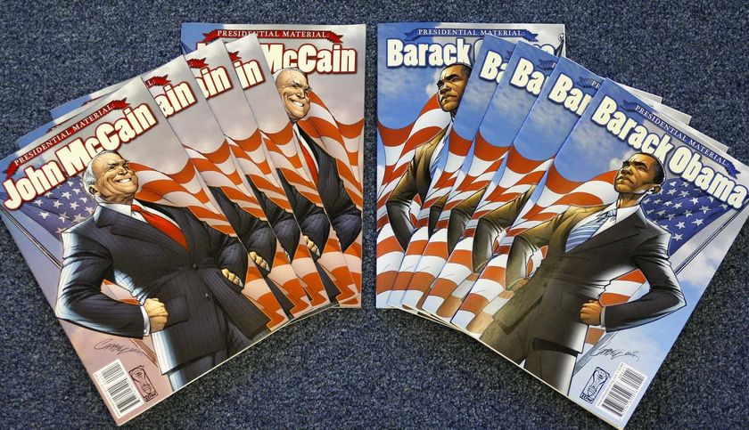 Obama, McCain star as comic book heroes - ABC News