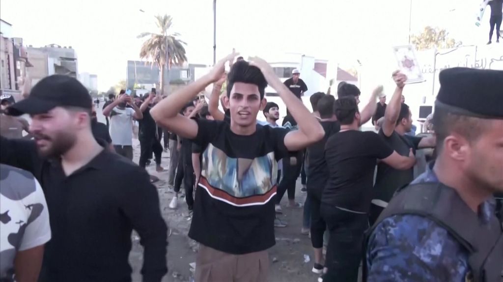 Protests continue outside the Swedish embassy in Iraq - ABC News