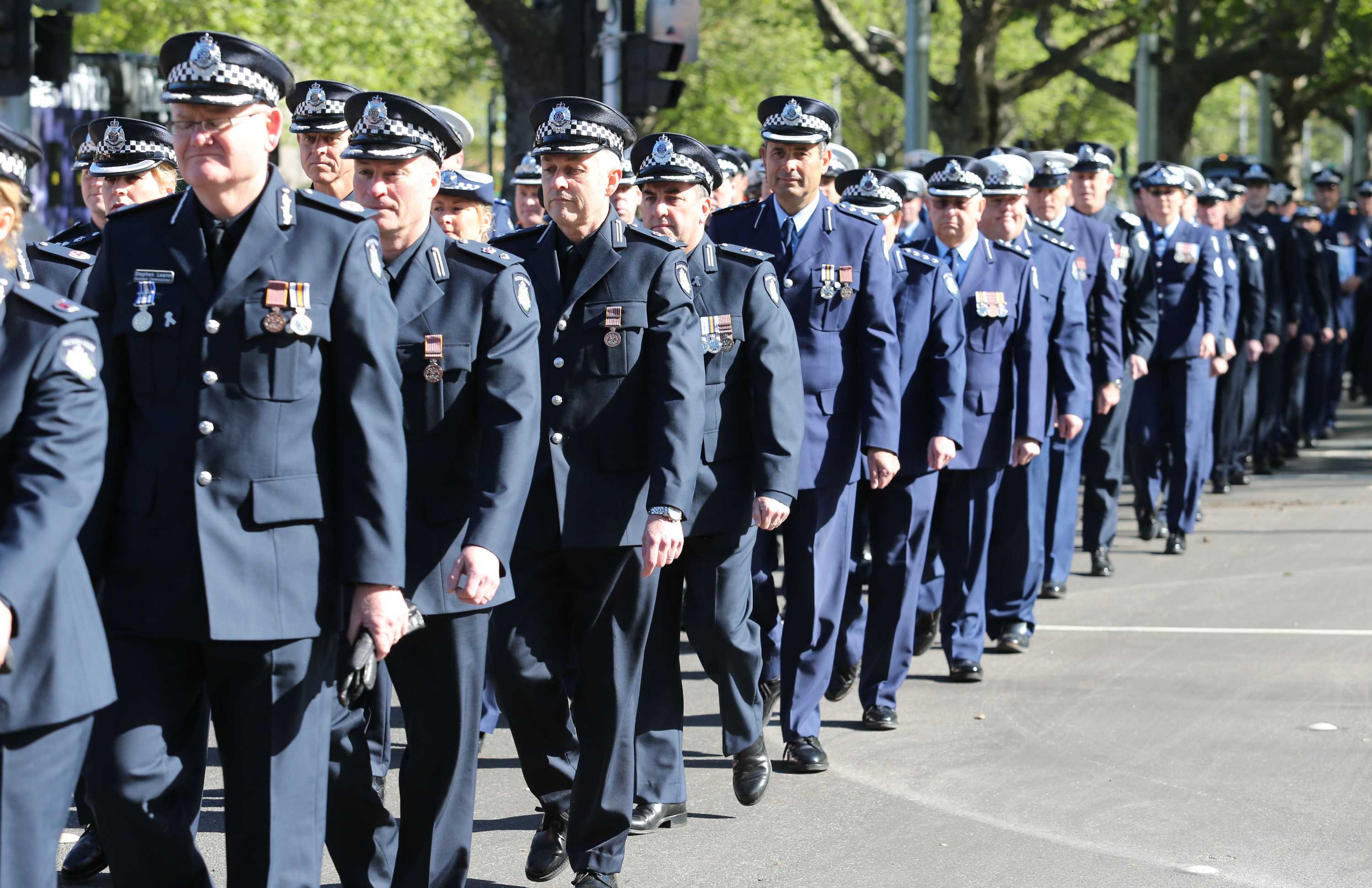 Marches held for Police Remembrance Day - ABC News