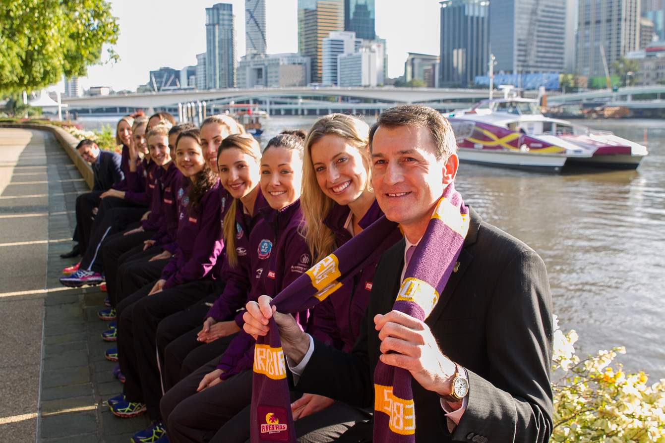 Queensland Firebirds colours cover Brisbane CityCat ferry to mark 10 ...