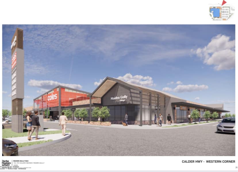 Big new supermarket development approved for Maiden Gully on the ...