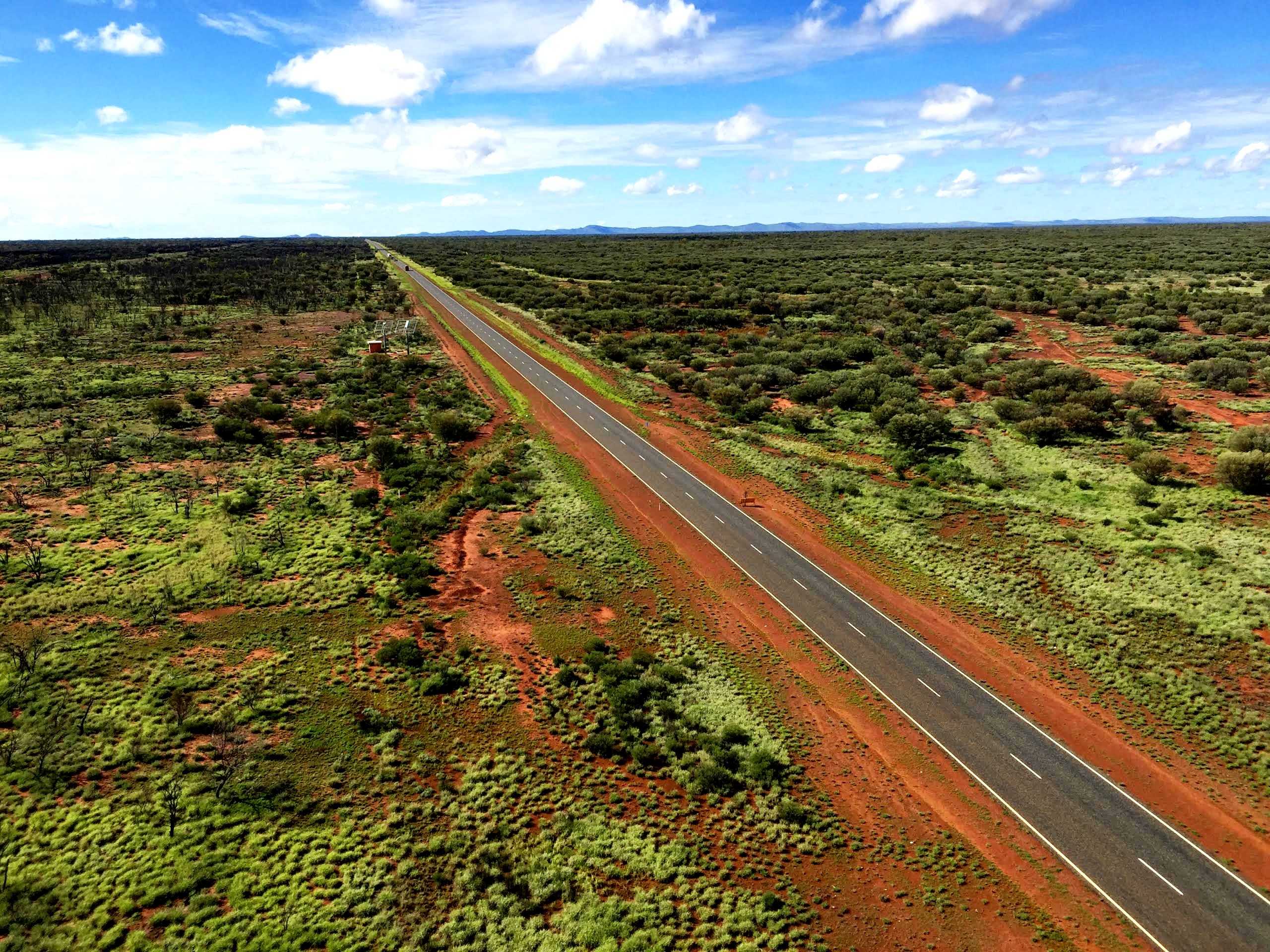 January wet turns Australia's Red Centre into a sea of green - ABC News