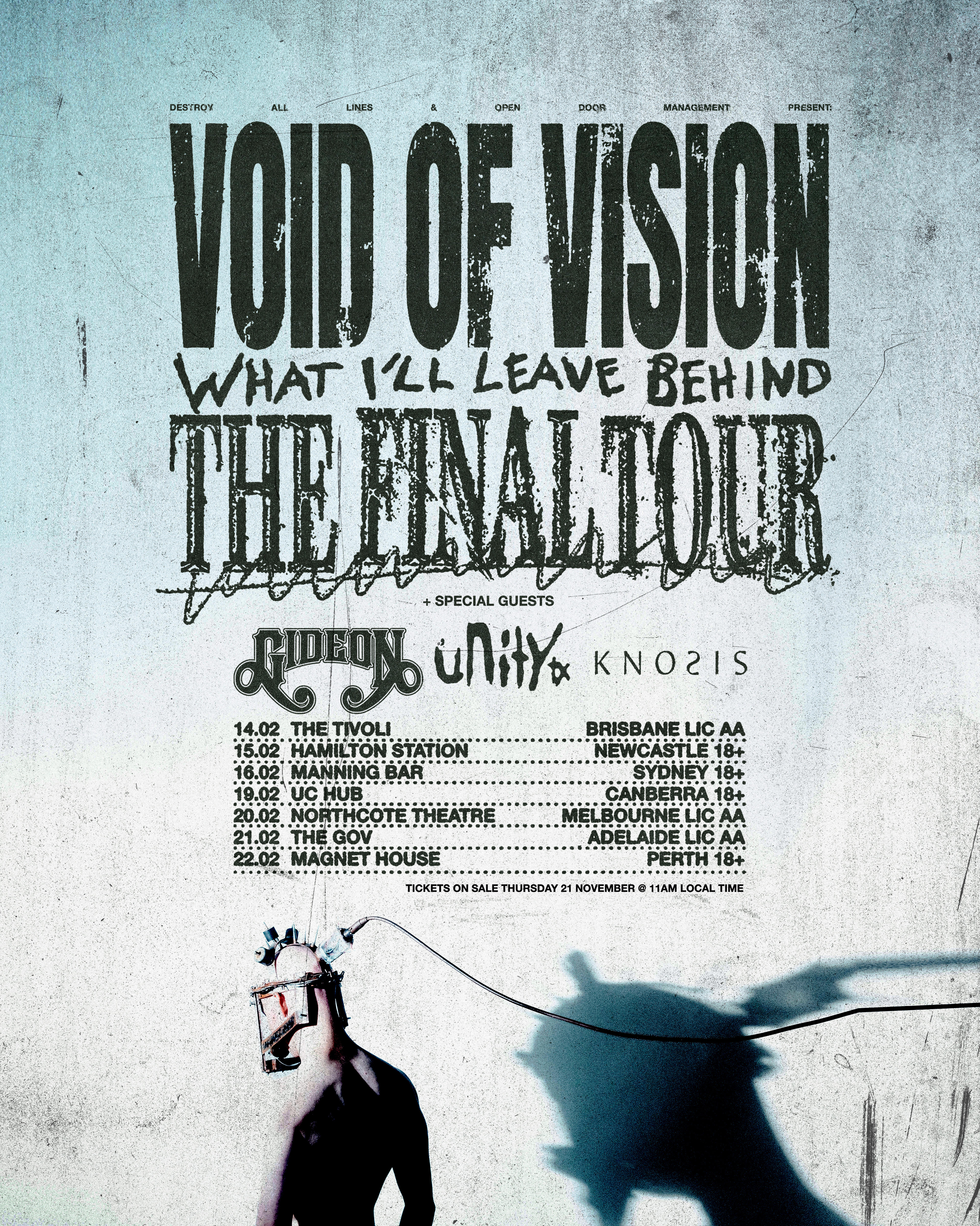 Void Of Vision announce their final headline tour - triple j