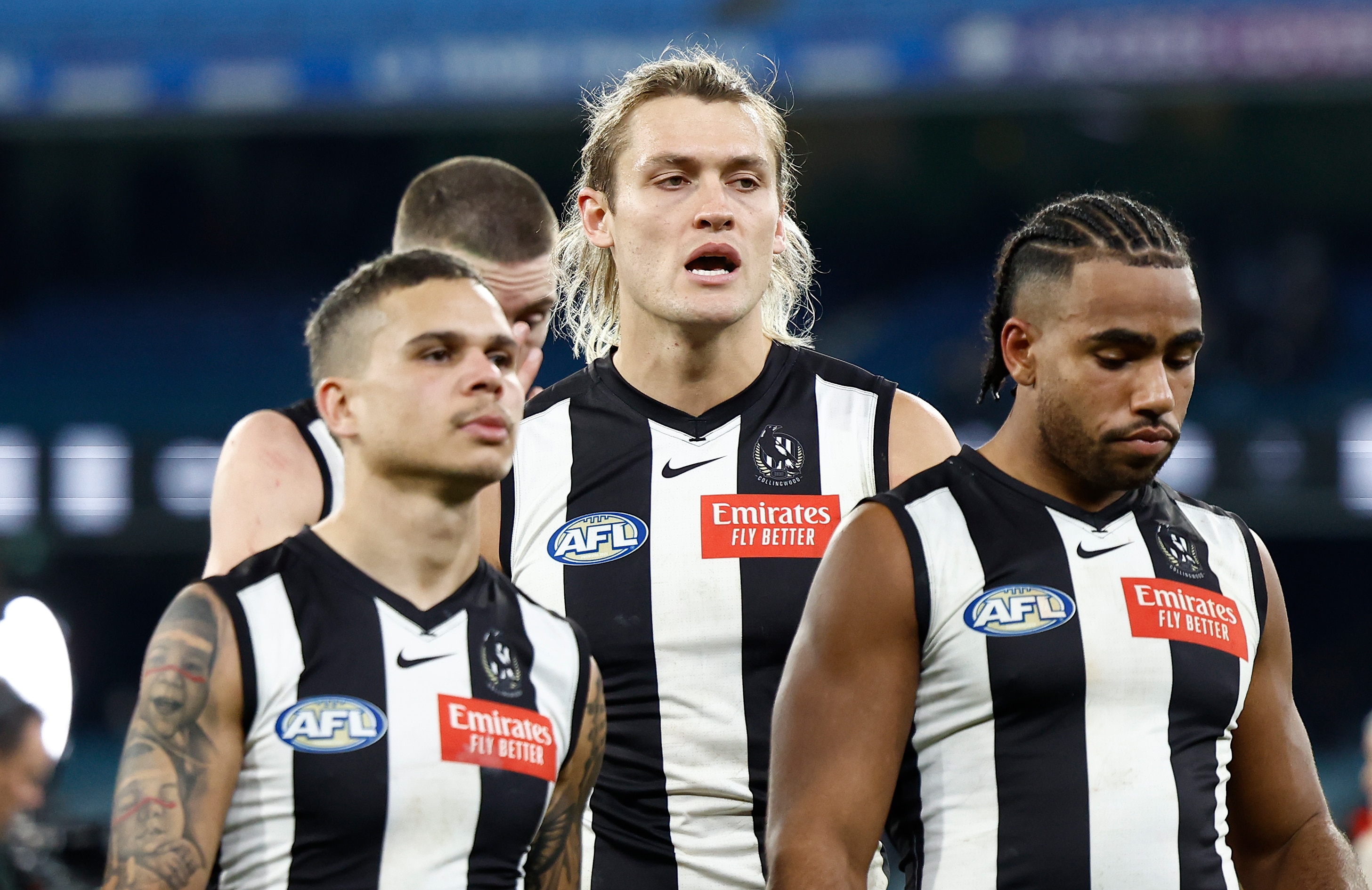 Collingwood's premiership defence on thin ice after being outmuscled by ...