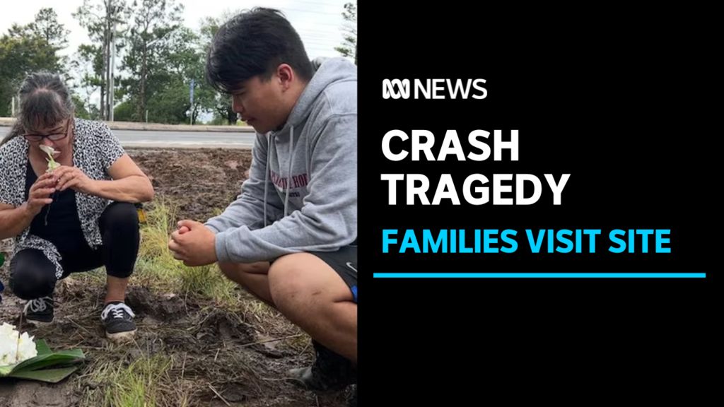Victims' families meet at scene of triple fatal crash - ABC News
