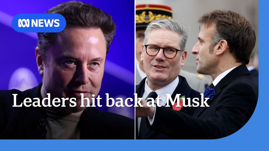 European leaders push back on Elon Musk's political assaults - ABC News
