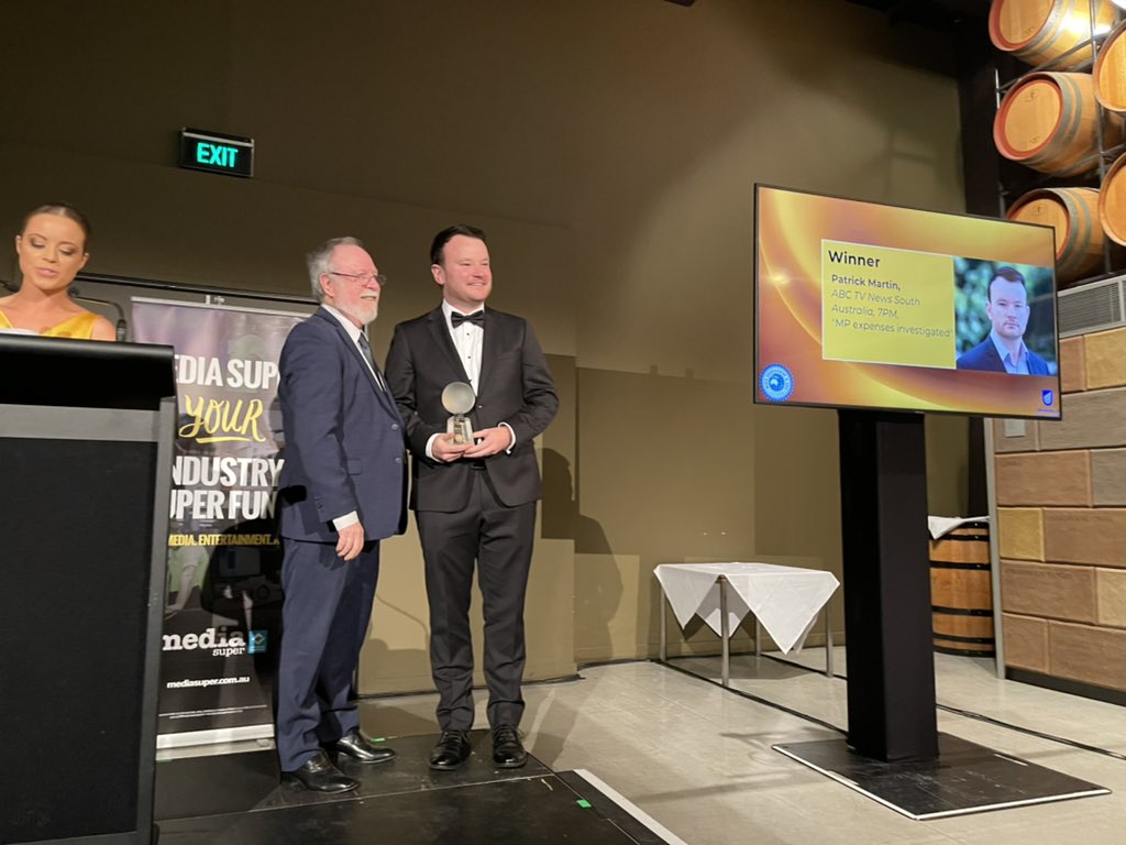 The ABC's Patrick Martin is South Australia’s Journalist of the Year ...