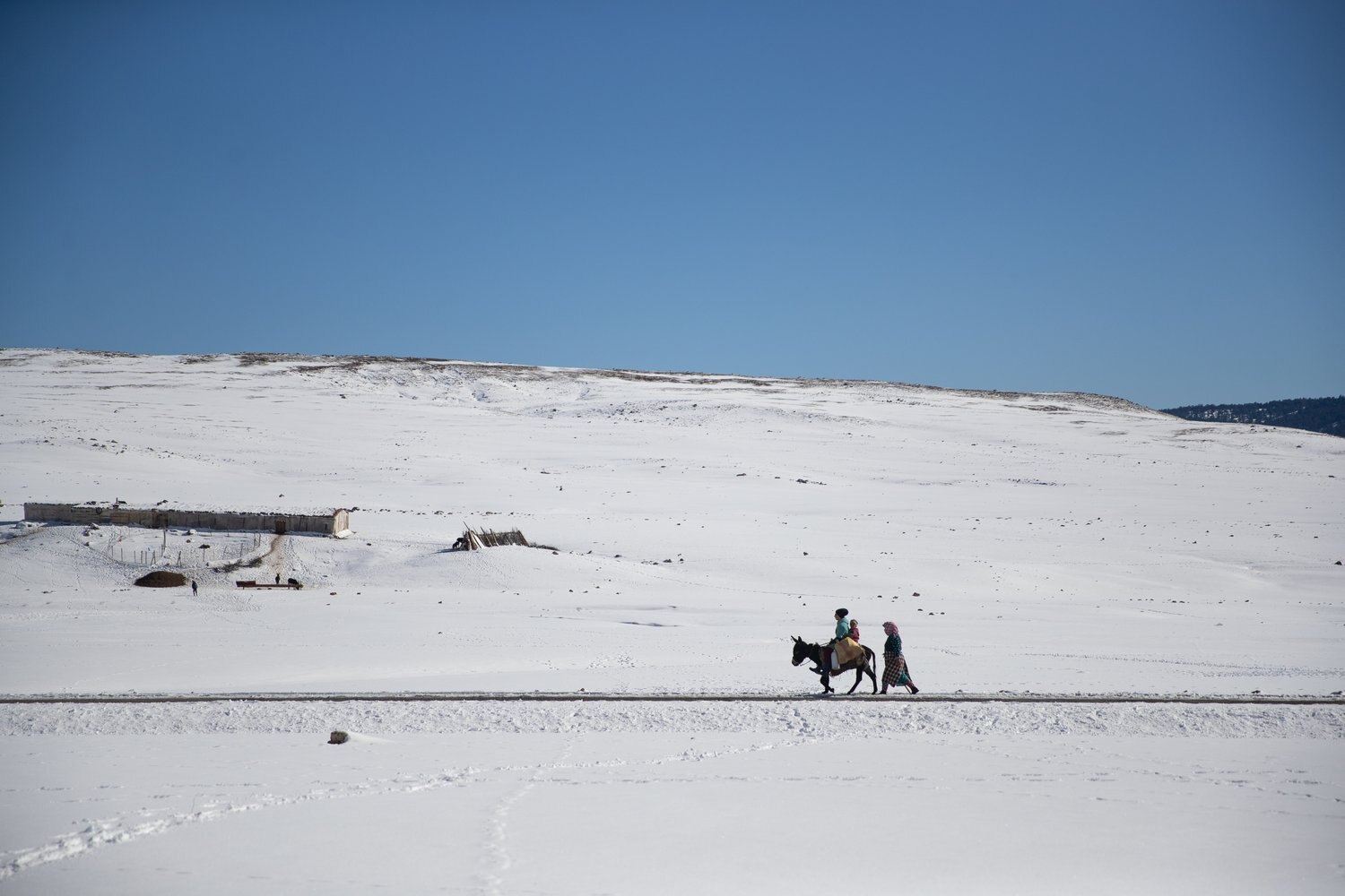 In this Moroccan mountain village, winter snow means months of ...