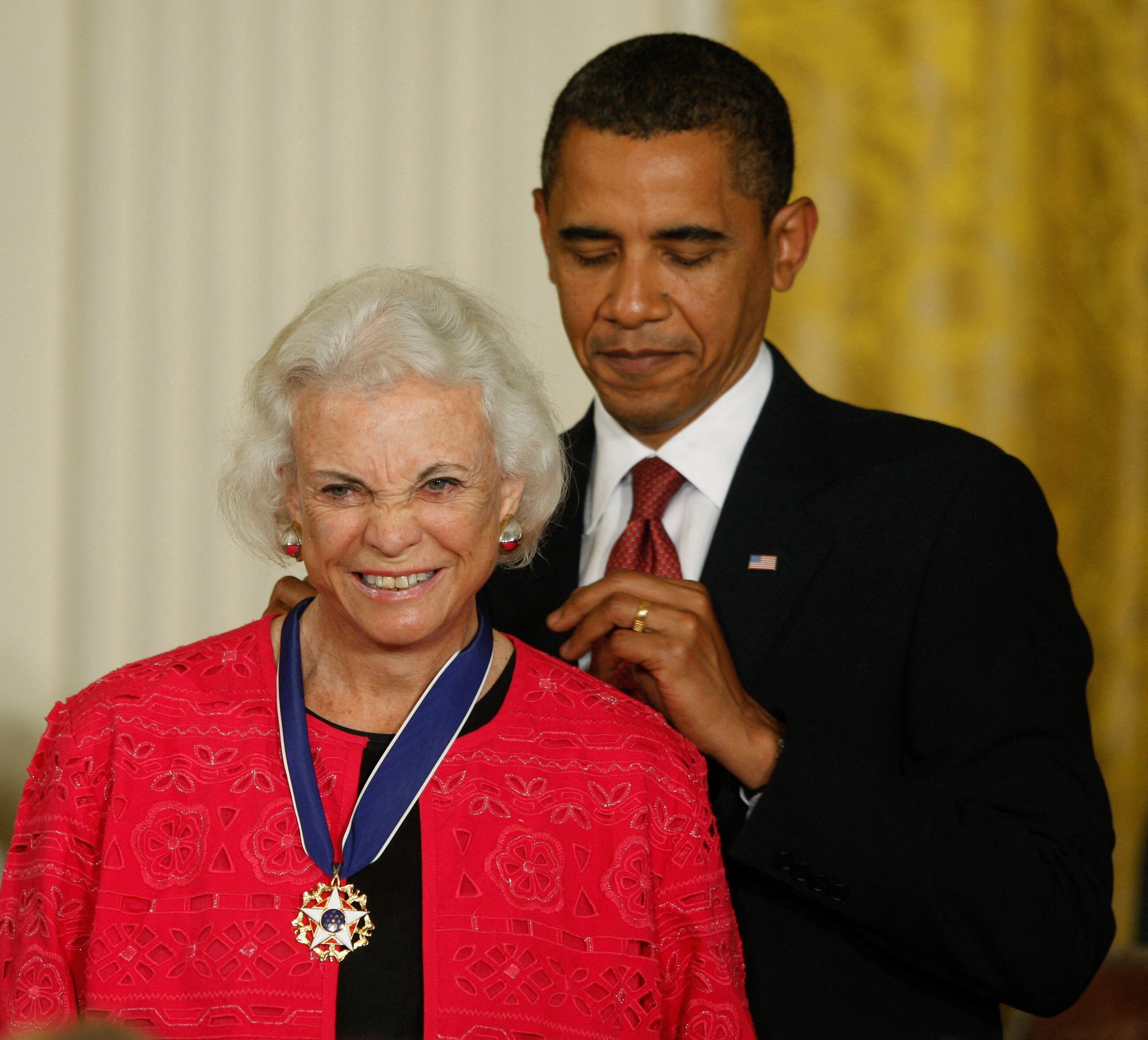 Sandra Day O'Connor, the first female justice on the US Supreme Court ...
