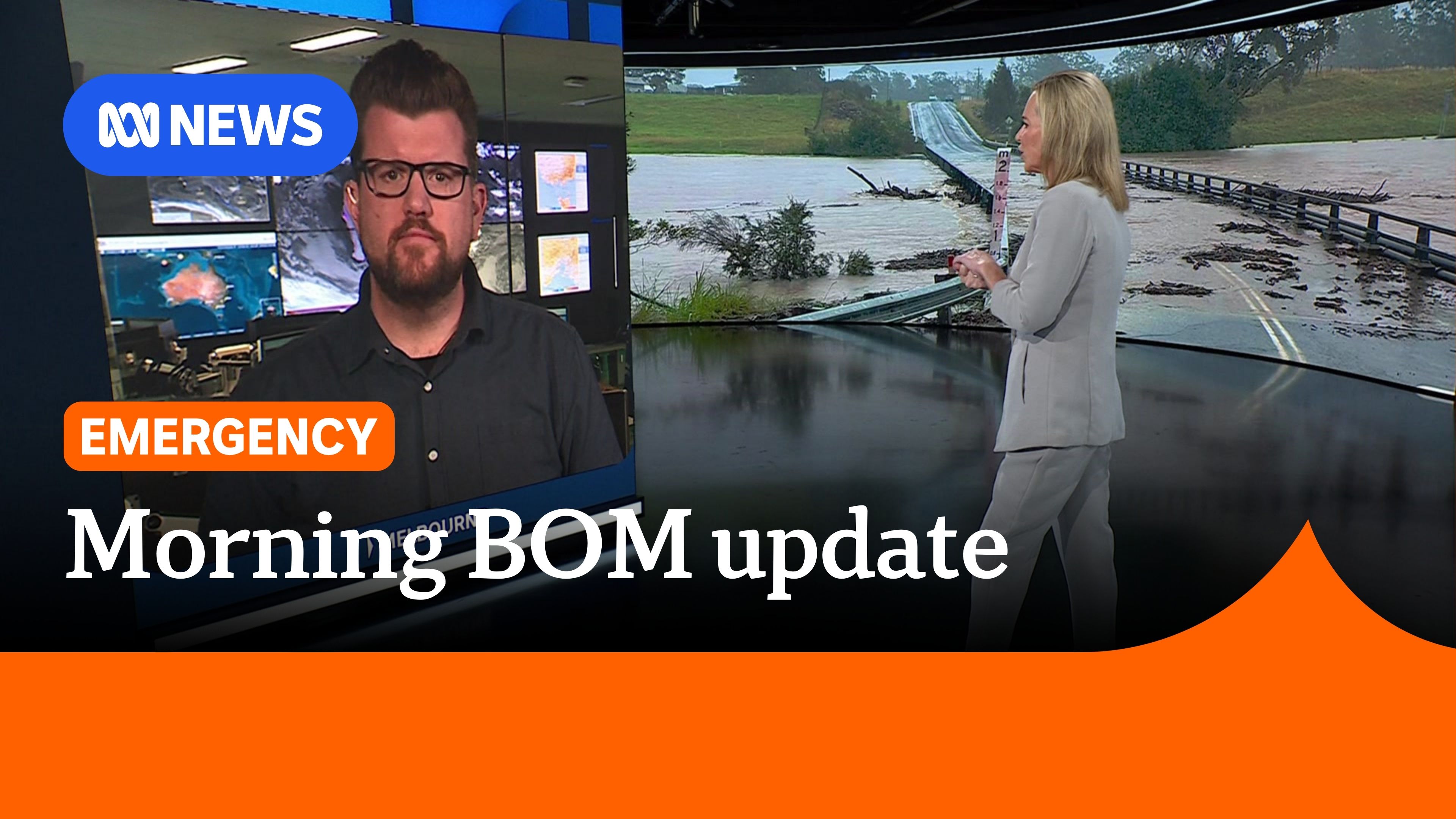 BOM's Dean Narramore gives a morning update on the areas of concern in ...