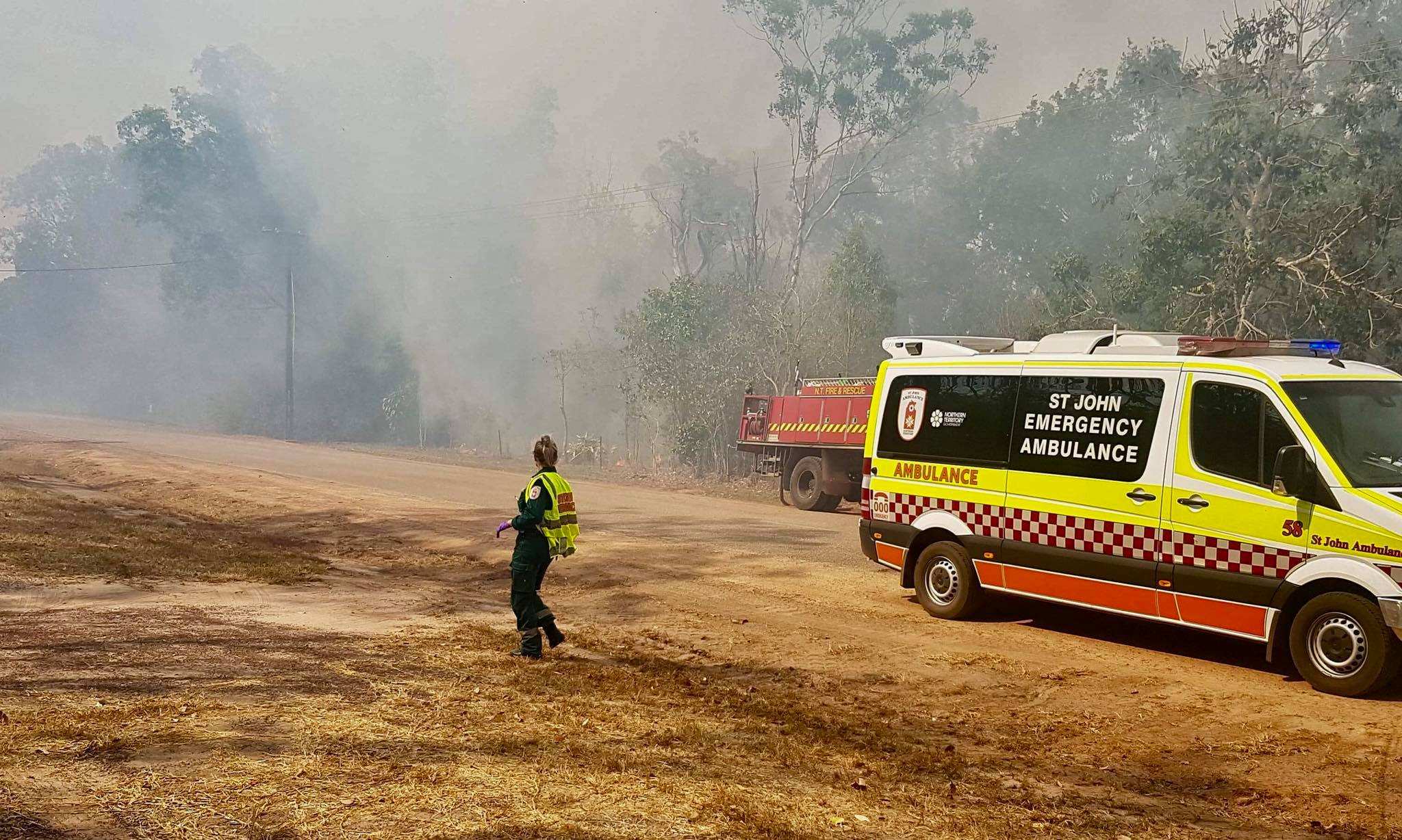 Properties barely spared as fire crews work to contain bushfire in ...