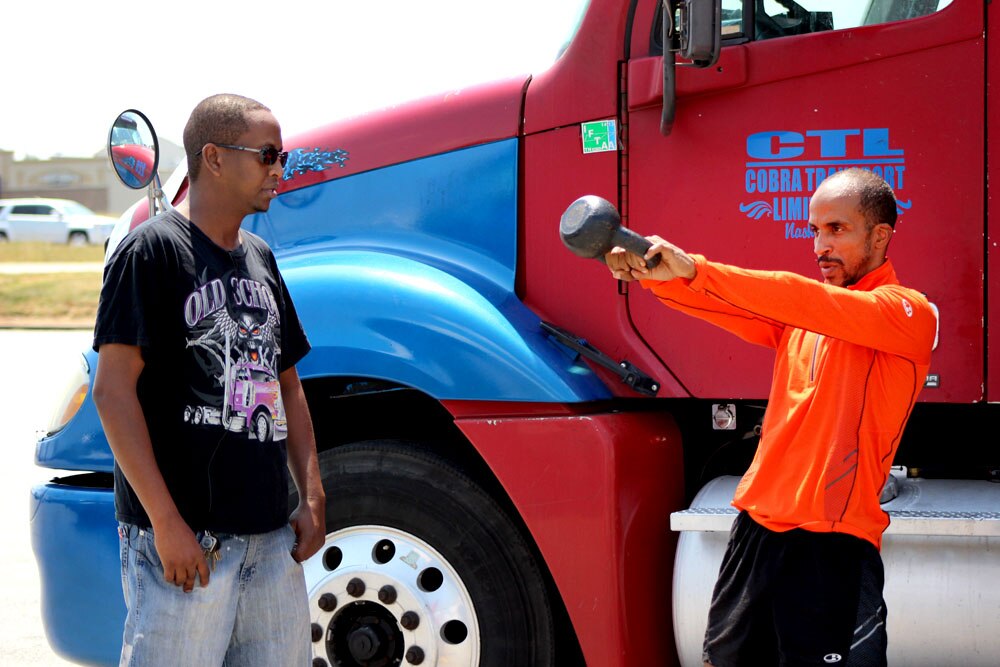 Truck driving fitness guru Siphiwe Baleka's top workout tips - ABC listen