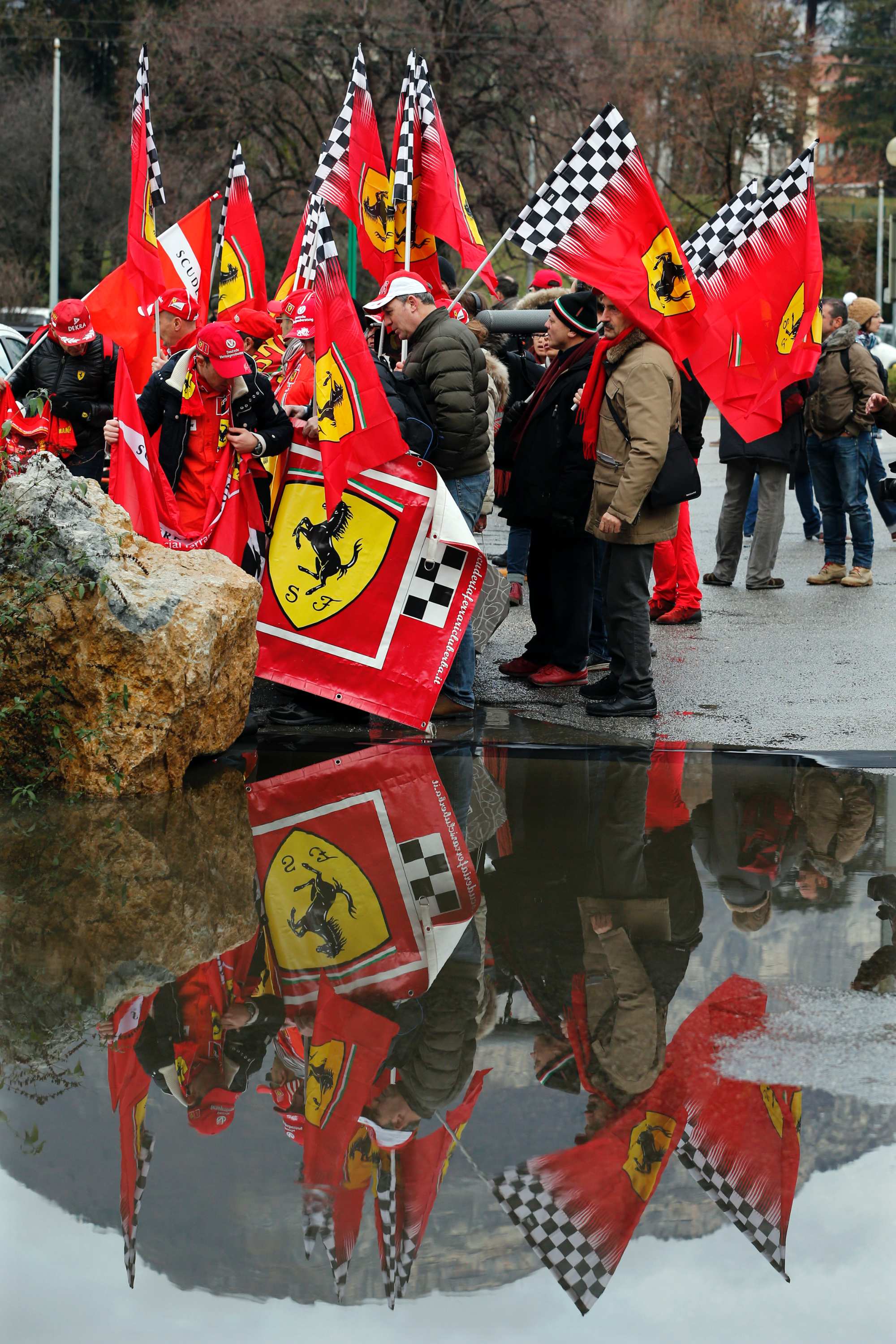 Michael Schumacher: Ferrari fans hold silent hospital vigil on F1 star ...