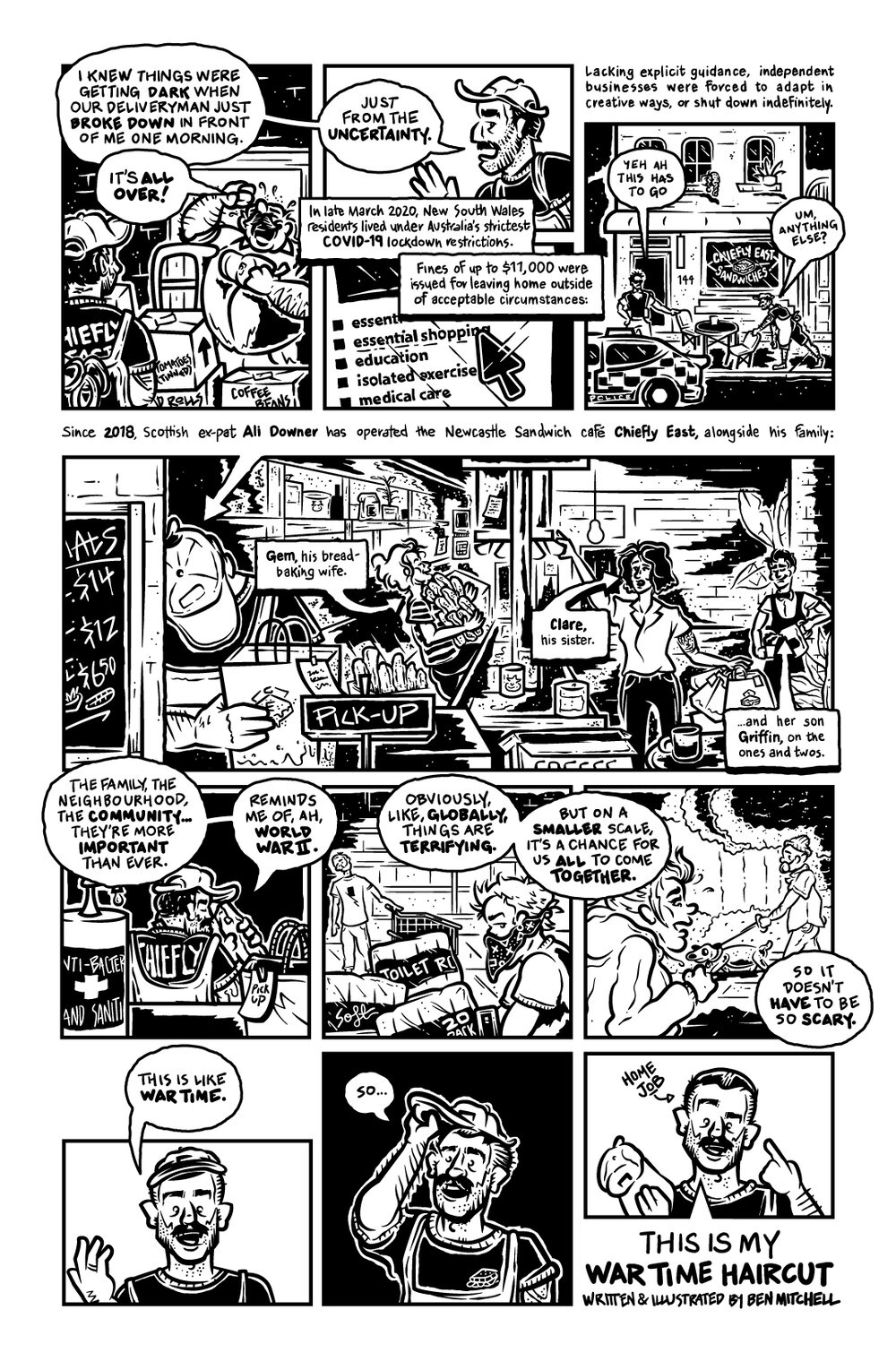Comic strip created in Newcastle tells Australian story of COVID-19 to ...