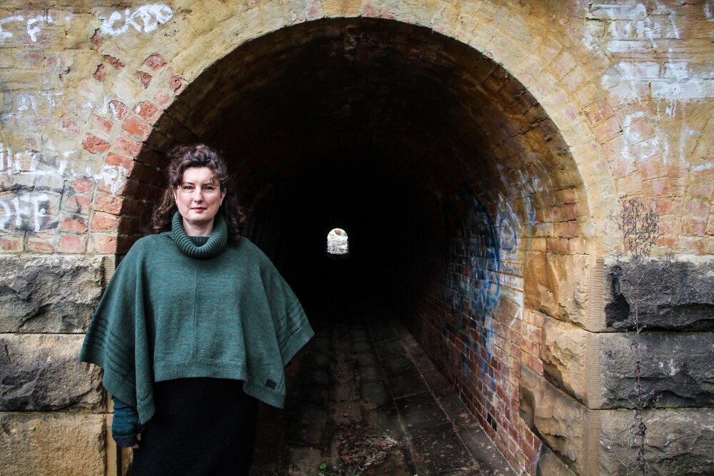 Defiant Castlemaine artist reclaims 'left-over' railway spaces with ...