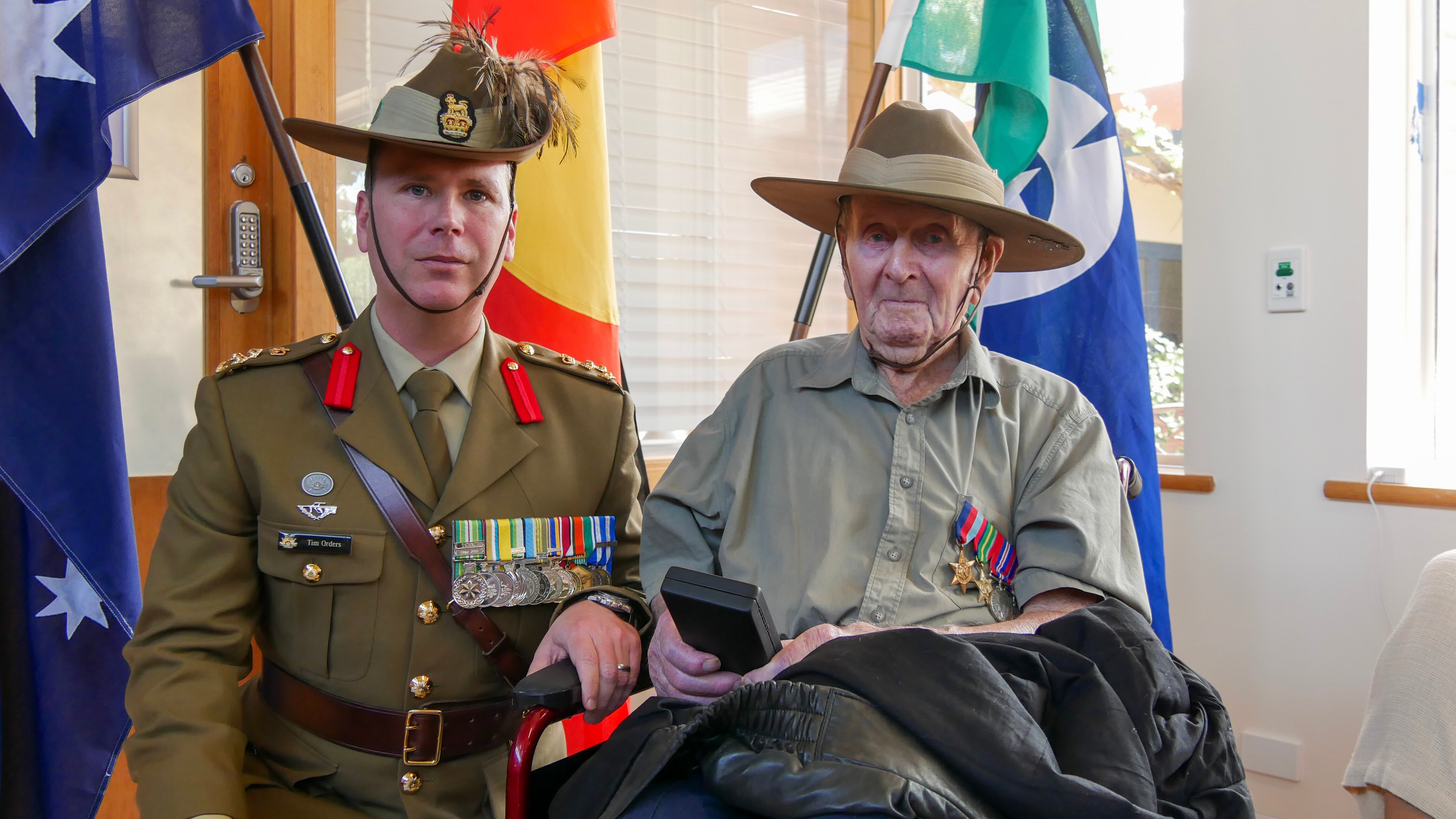 World War II veteran Glenn Dobie, 99, receives full complement of war ...