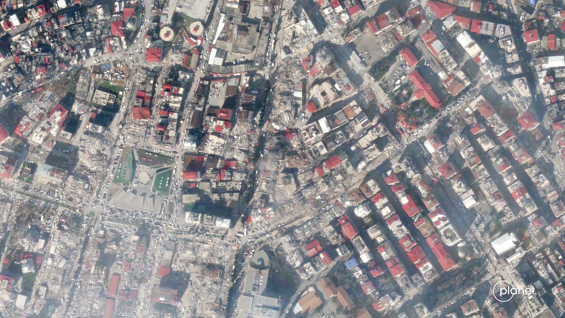 Satellite images capture Türkiye's cities before and after the country ...