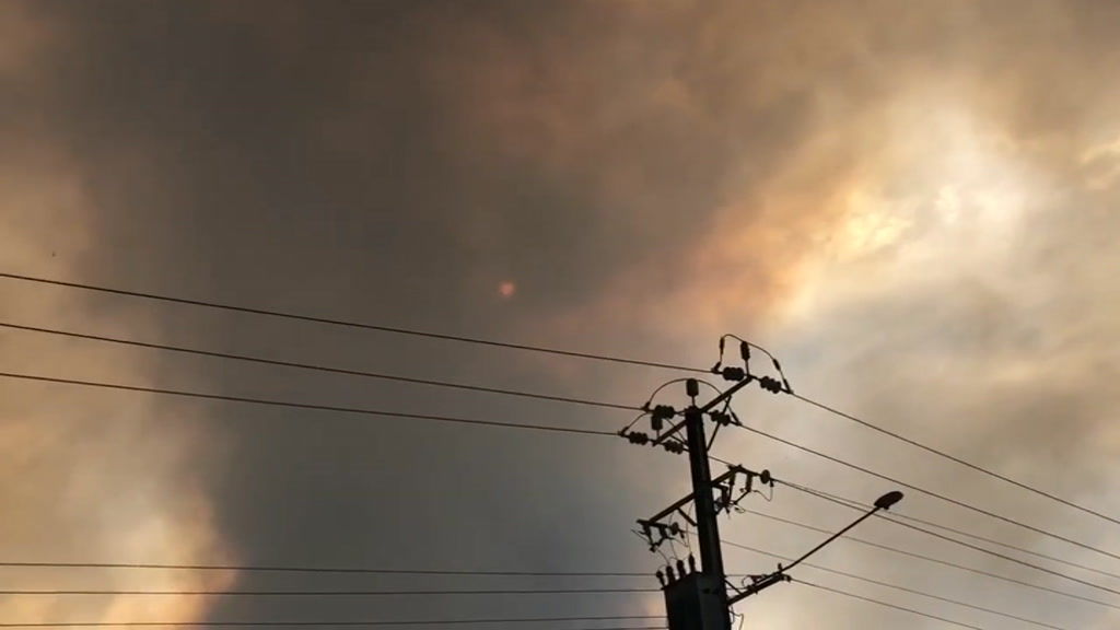 The CFS has issued a warning for an uncontrolled fire heading towards ...