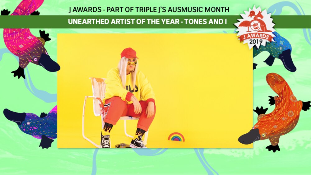 Tones and I wins the 2019 Unearthed Artist of the Year J Award! - triple j