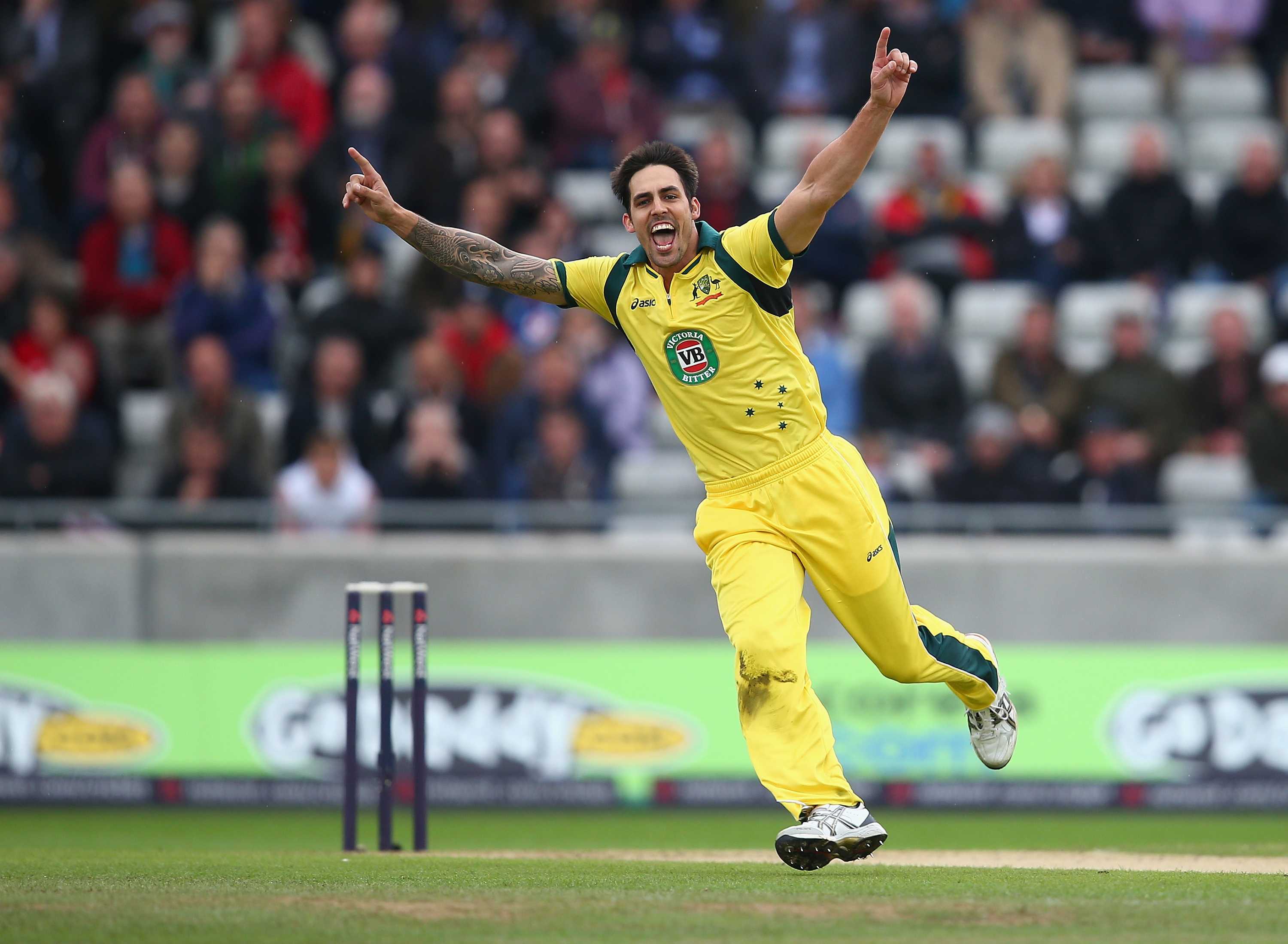 Mitchell Johnson bowling at ferocious pace in ODI series against ...