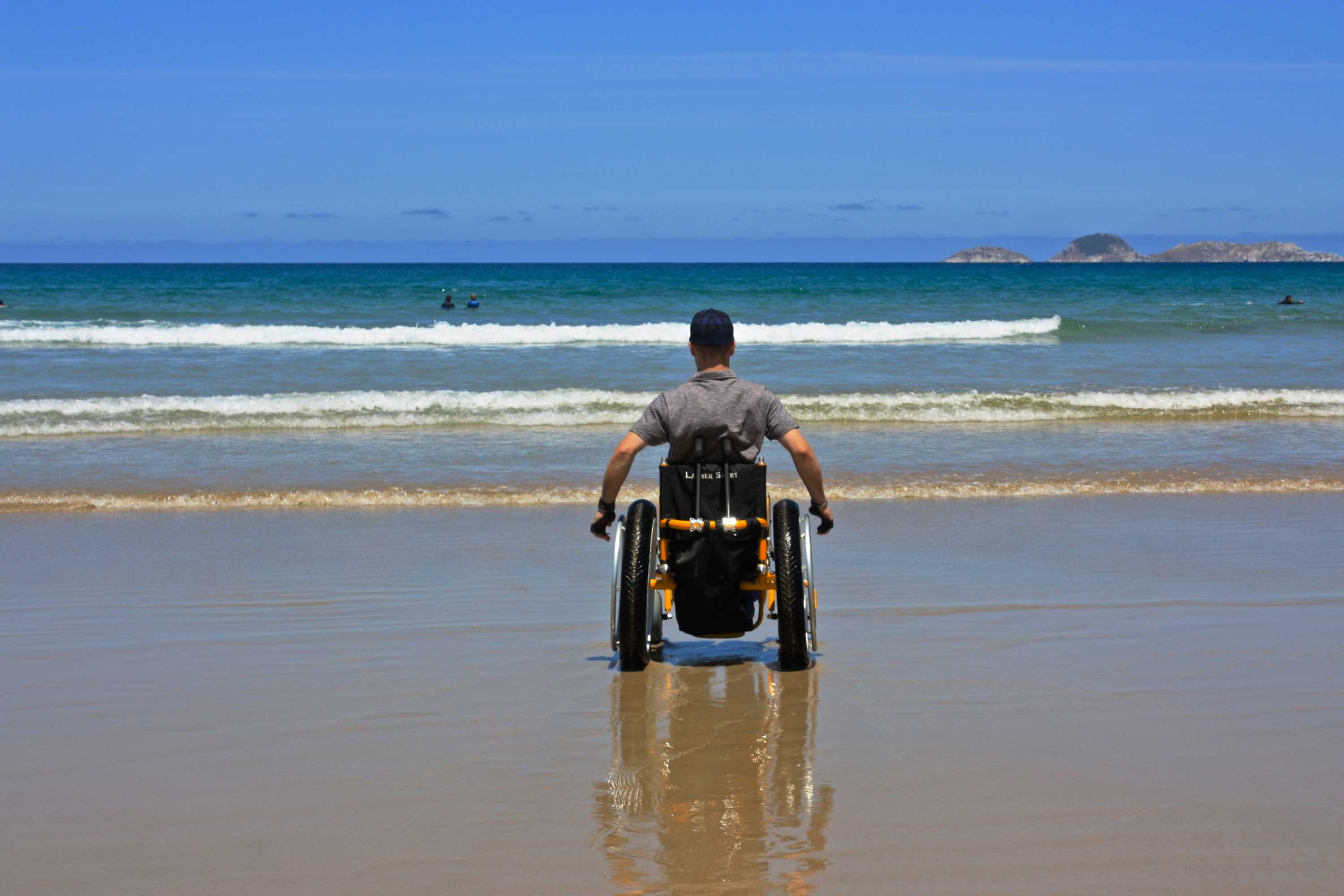 Beach wheelchair at Wilson's Promontory gives better experience for ...