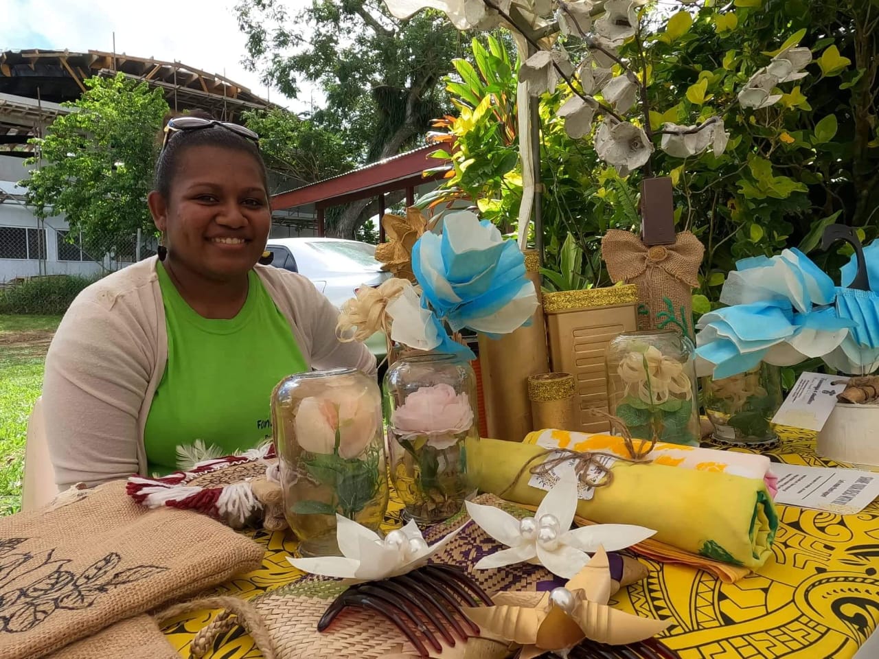 Mum-and-daughter duo in Vanuatu making home wares and accessories from ...