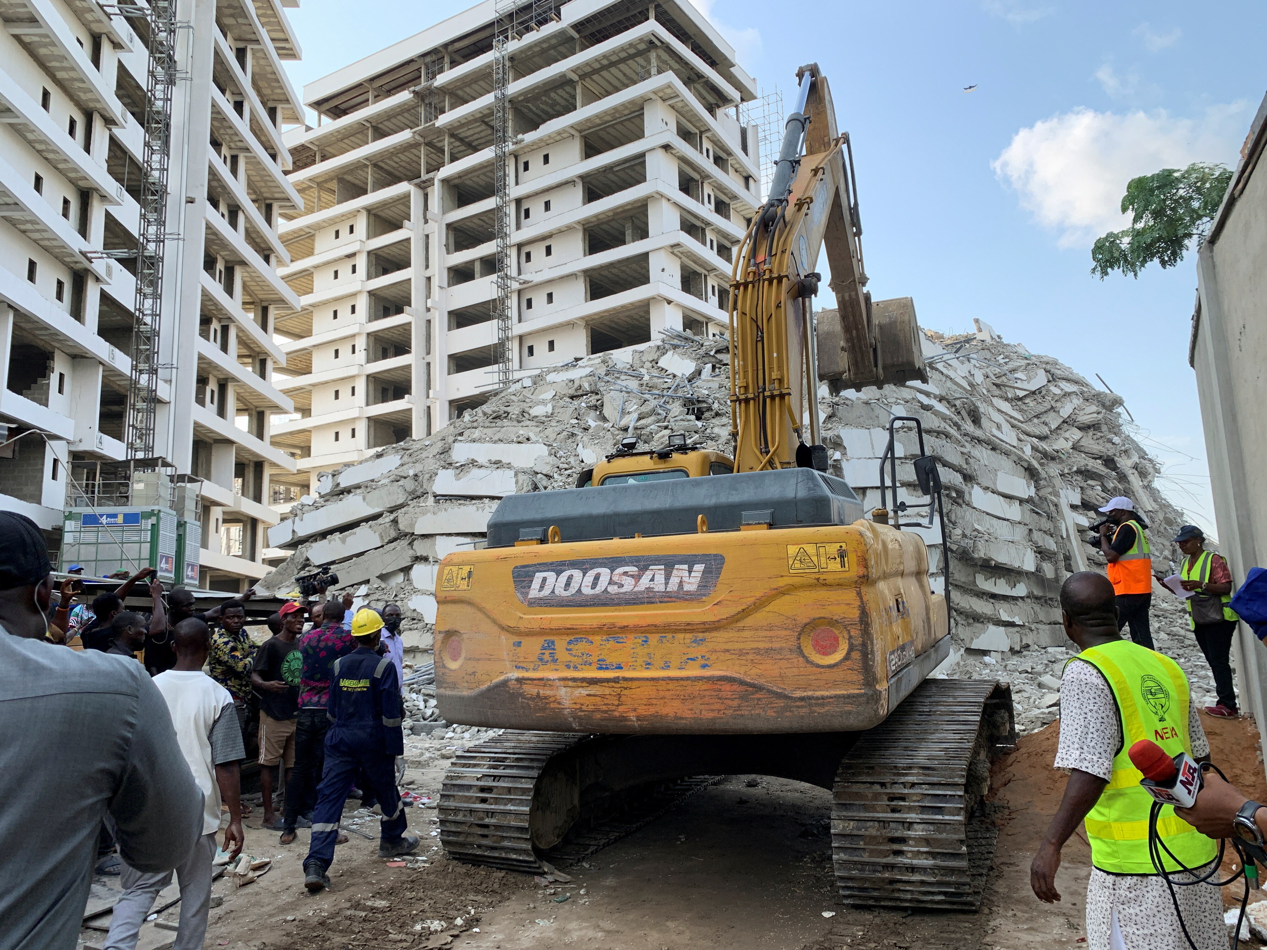 Nigerian high-rise building collapse in Lagos leaves six dead and ...