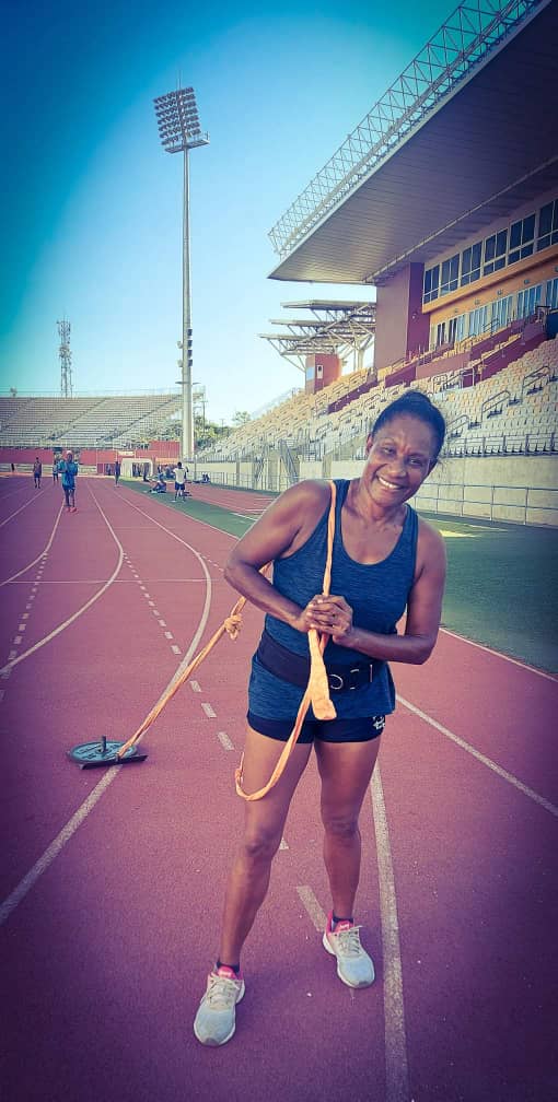 Papua New Guinea's Rachel Laing started sprinting at 57, but she's got ...