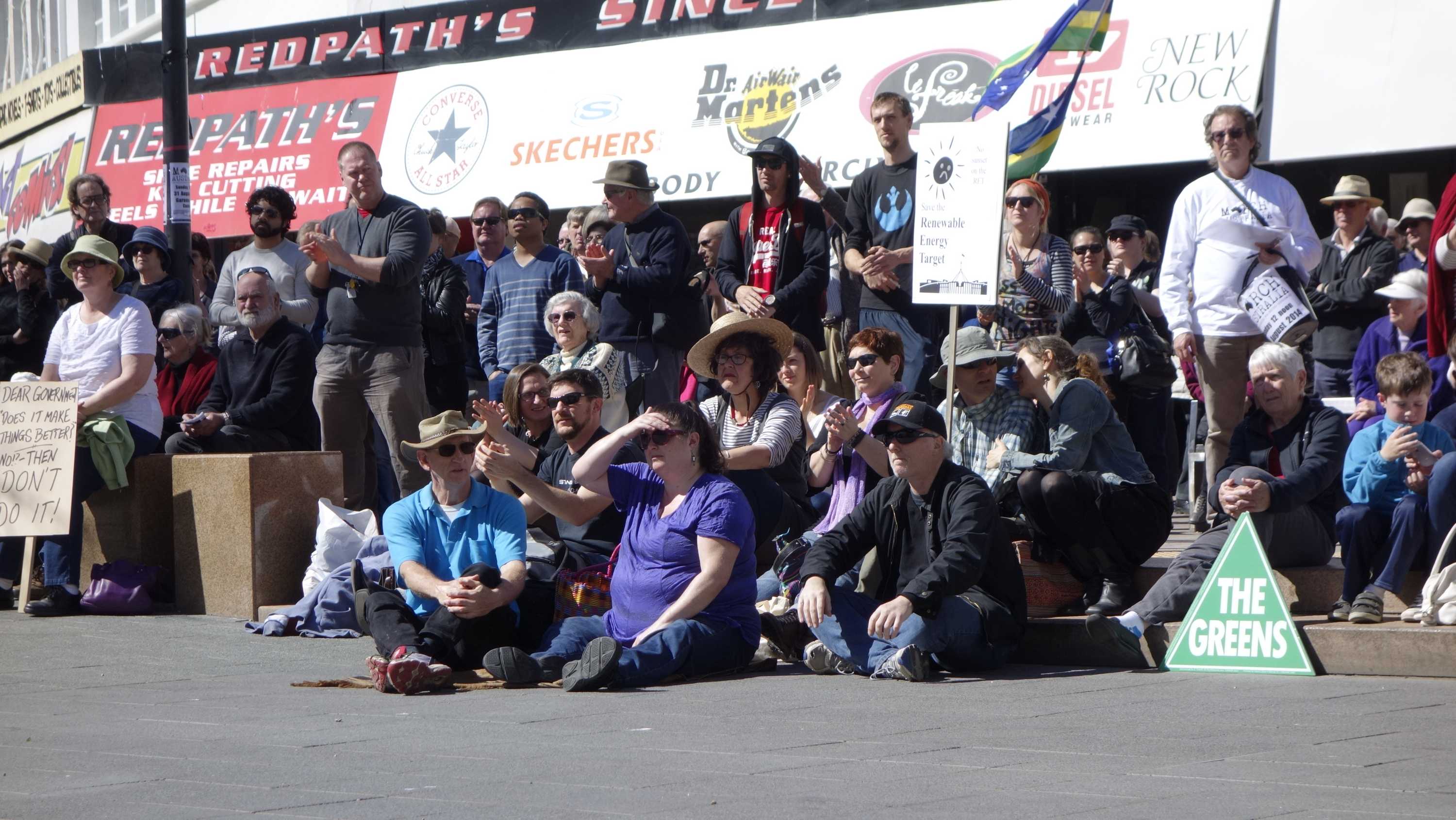 March Australia protesters rally against the Abbott Government in ...