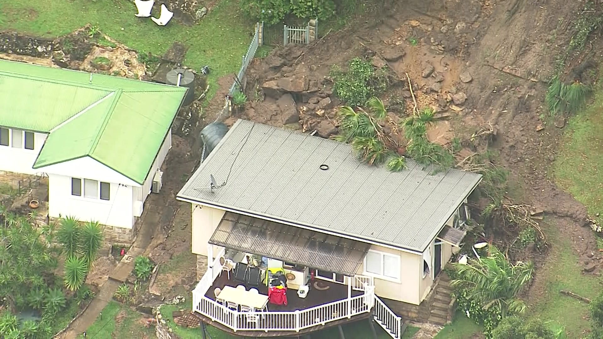Bird’s eye view of damage from wild weather in Sydney - ABC News