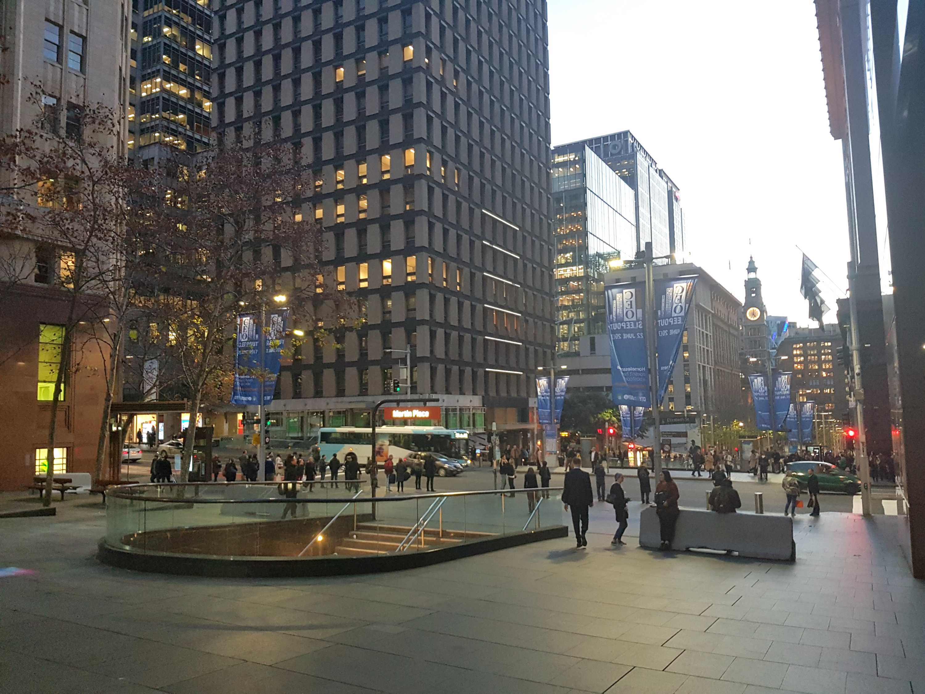 Barricades erected in Martin Place to mitigate risk of vehicle attacks ...