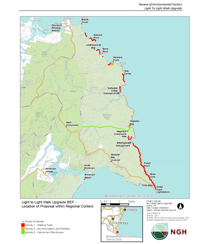 Concerns sparked about planned development on Light to Light walk in ...