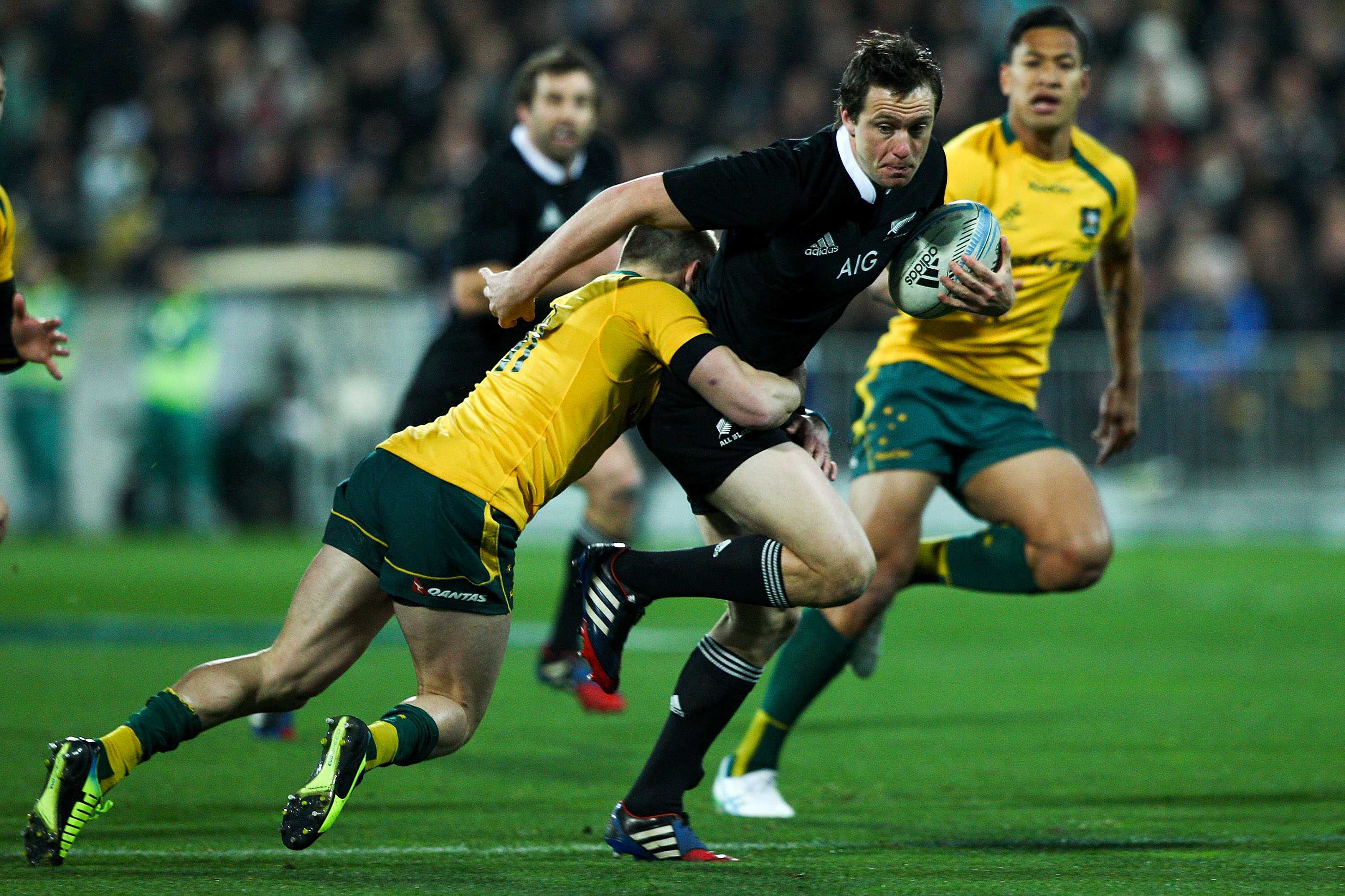 All Blacks retain Bledisloe Cup with 27-16 win over the Wallabies - ABC ...