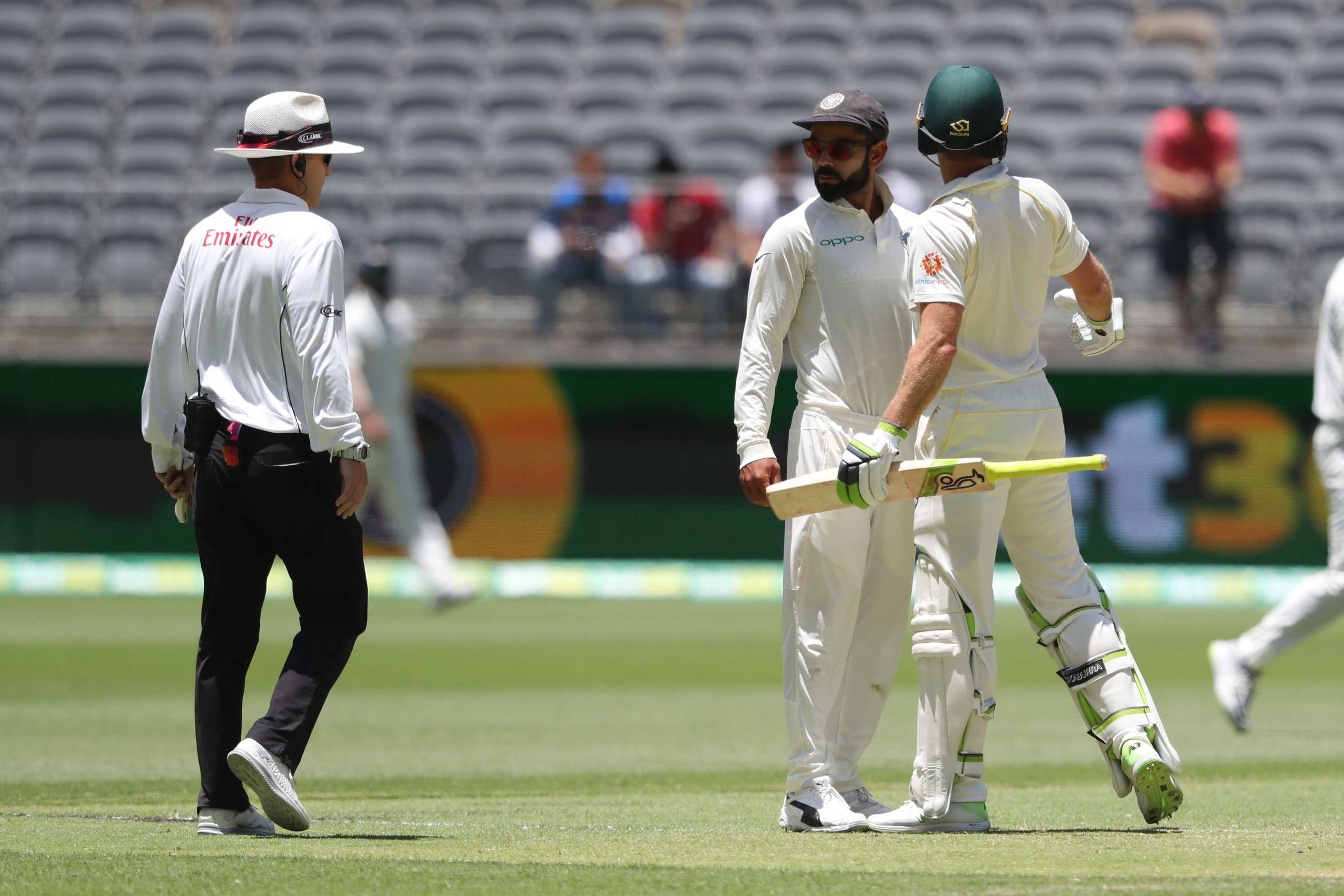 Virat Kohli and Tim Paine exchange is captured on stump mics, bringing ...