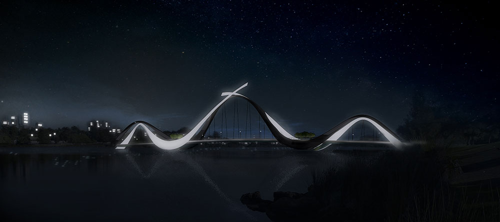 Pedestrian bridge for Perth Stadium to be 'comparable' size to Sydney ...