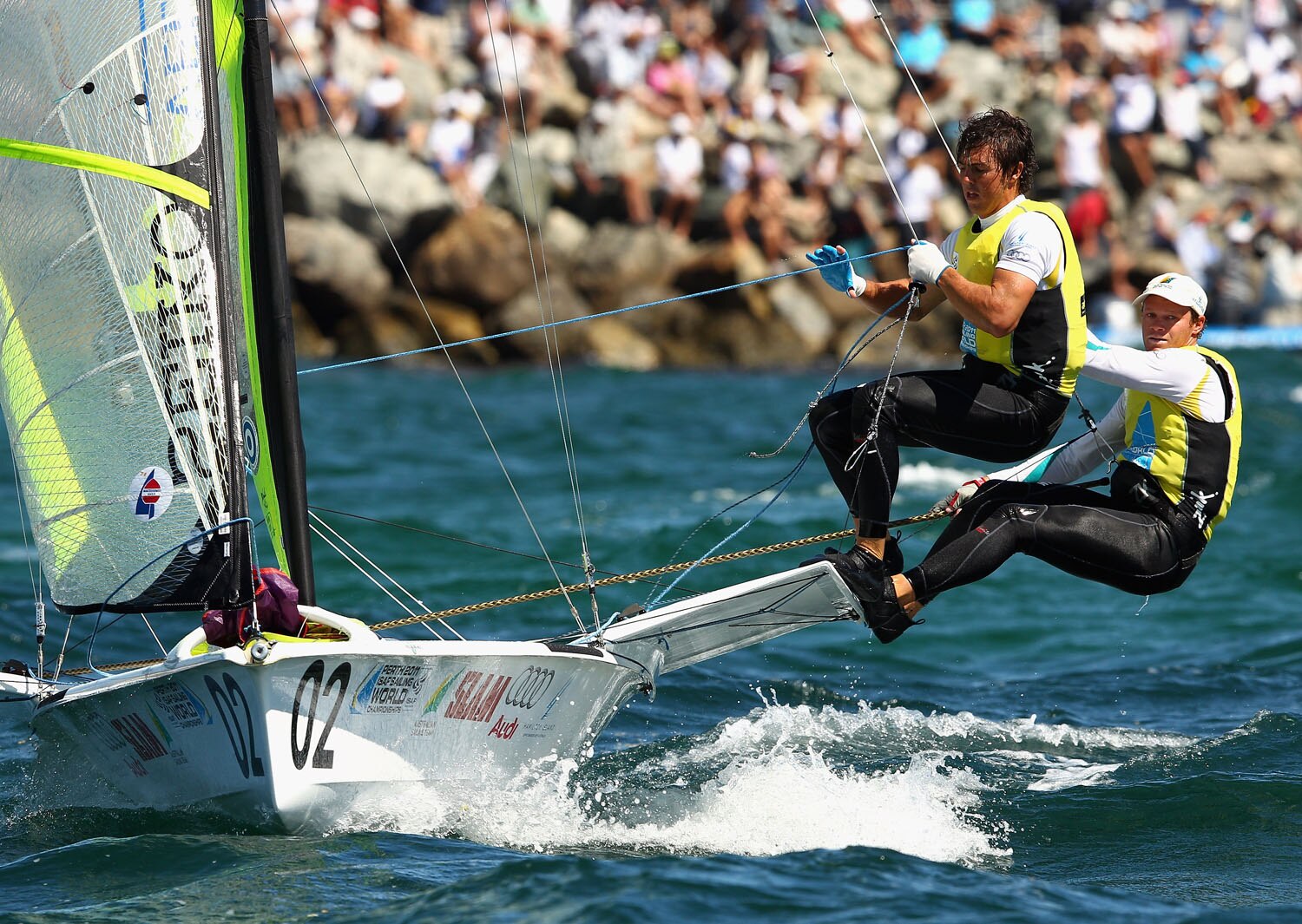 Aussie duo win world sailing crown - ABC News