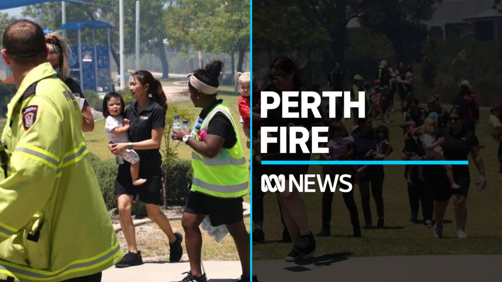 Children forced to flee fire in southern Perth amid spring heatwave ...