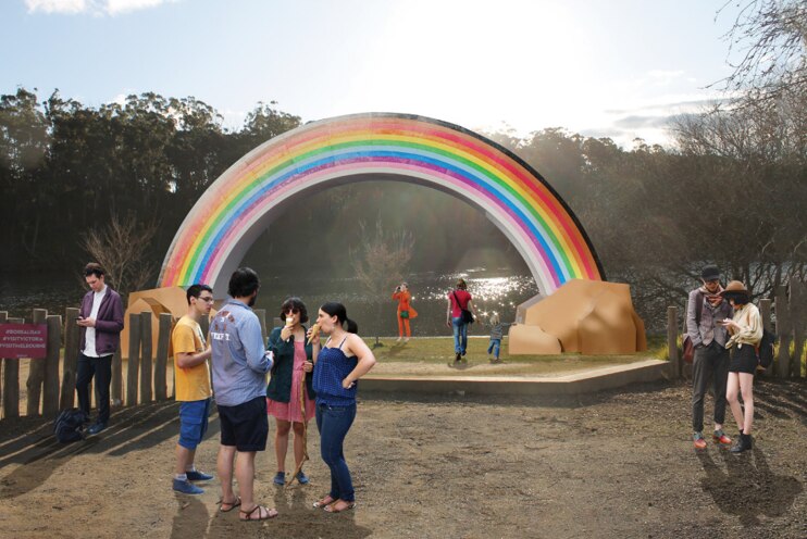 Daylesford is the future home of the Big Rainbow — a 'joyous' symbol of ...