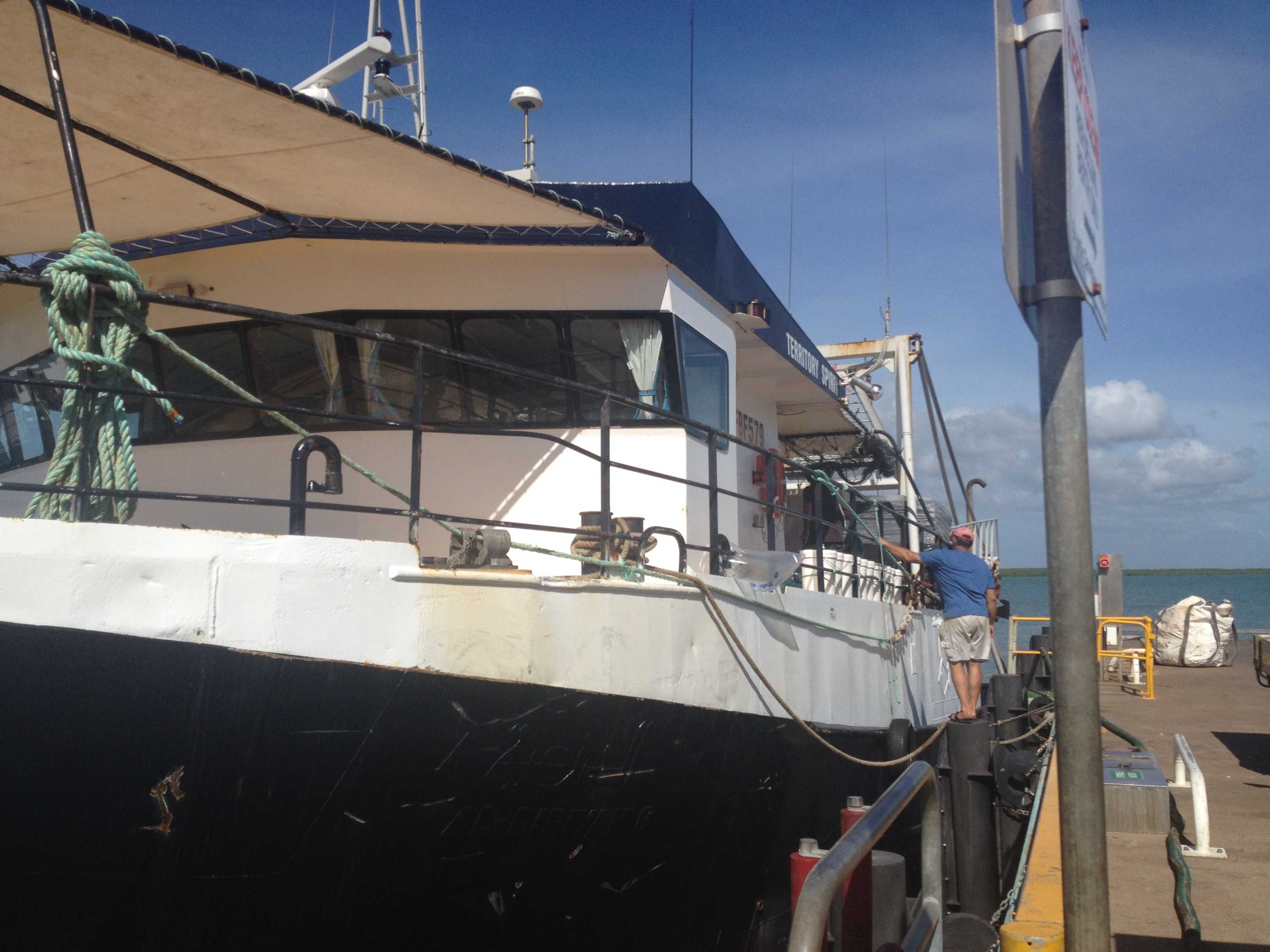 Rescued prawn fisherman returns to sea - ABC News