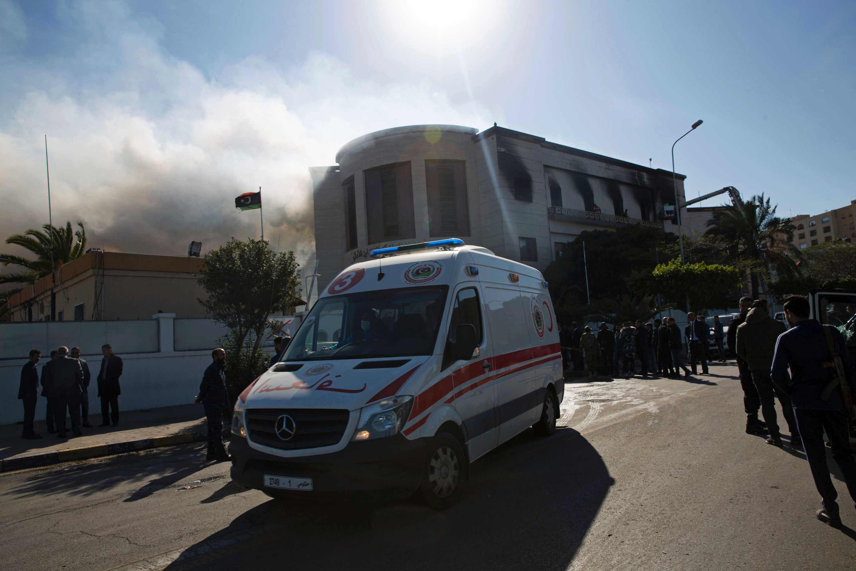 Libya's foreign ministry attacked by three suicide bombers, killing ...