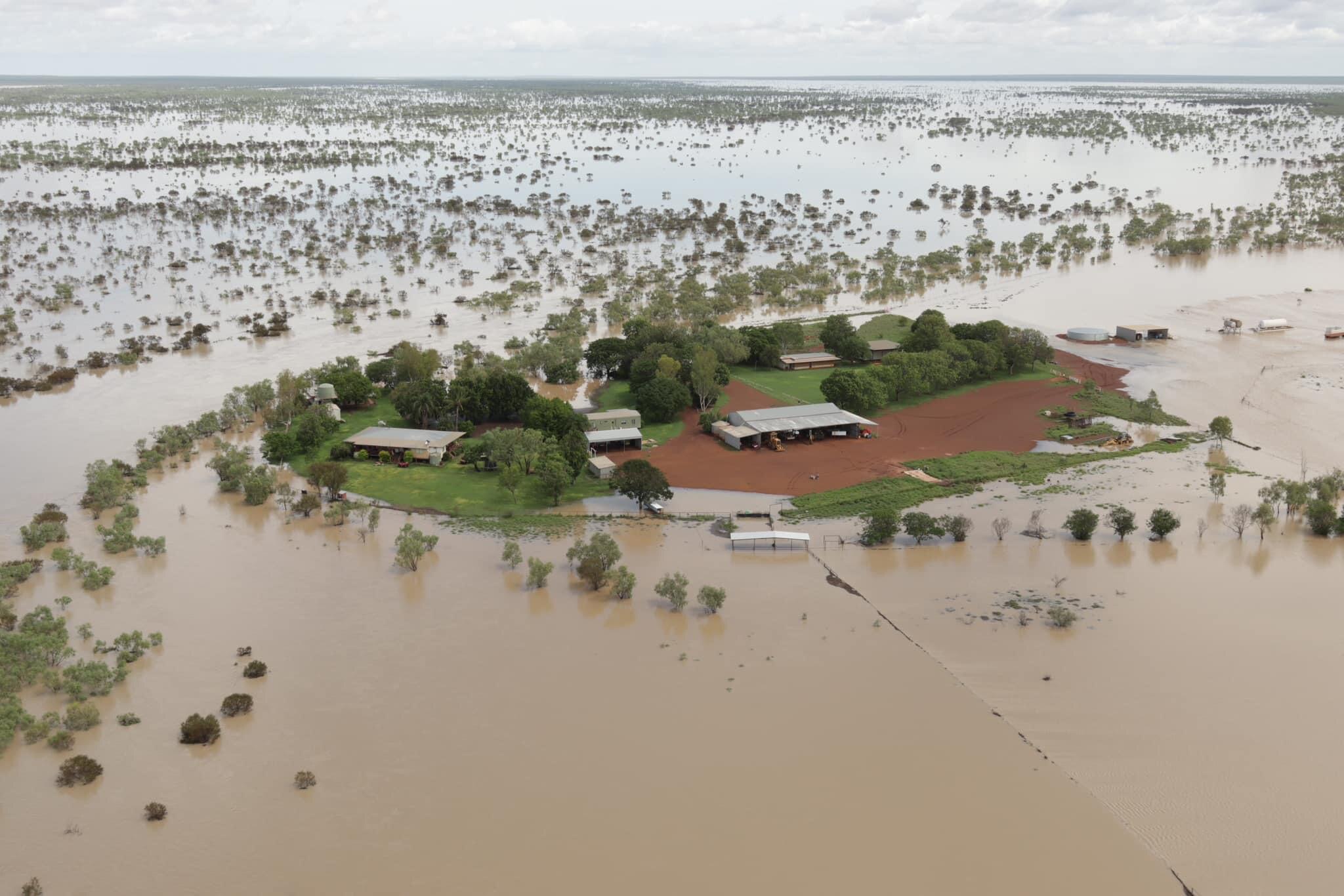 Outback flood turns NT's Birrindudu Station into "a sea" - ABC listen
