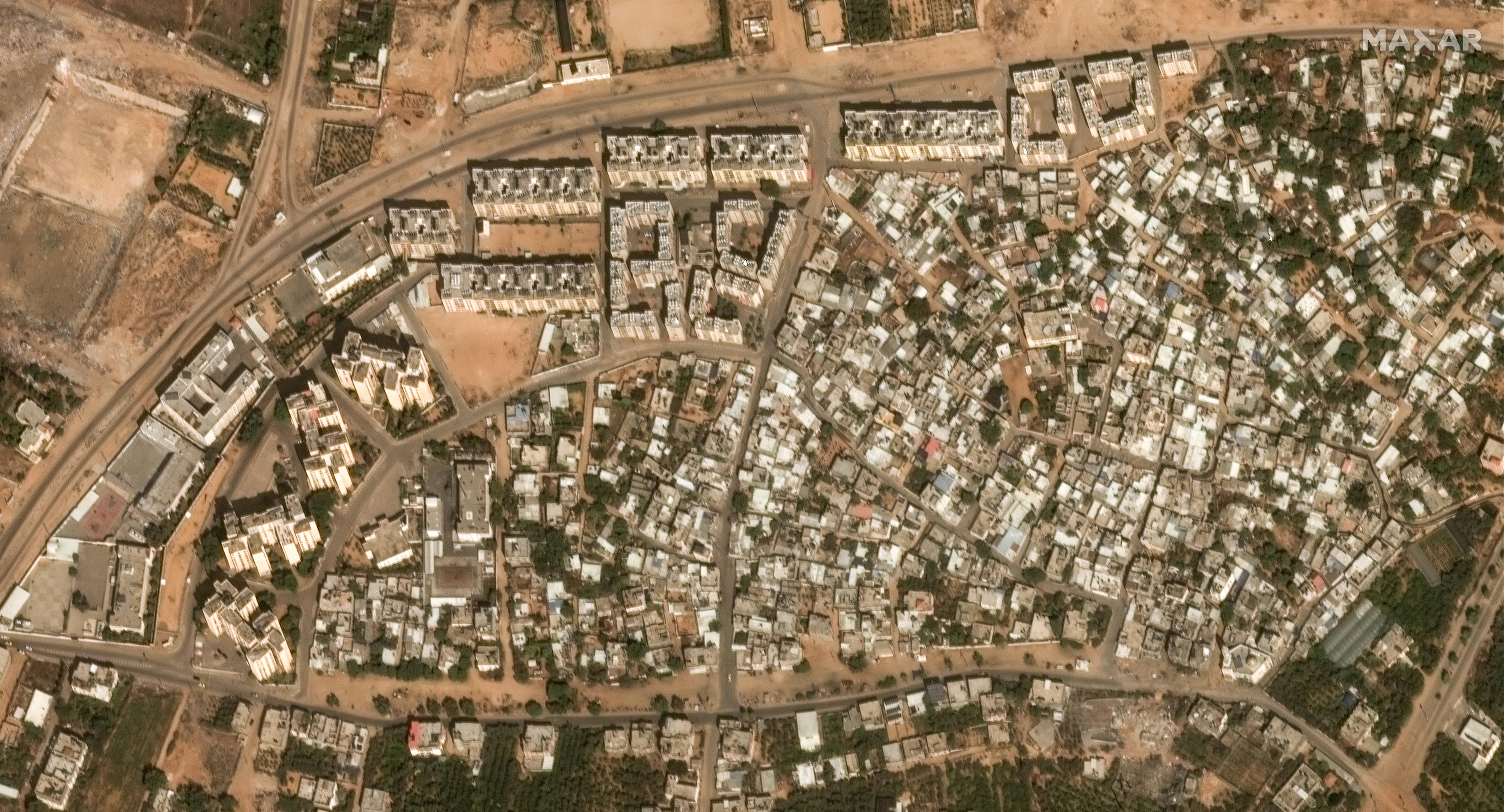 Satellite images show parts of Gaza now a wasteland after weeks of ...