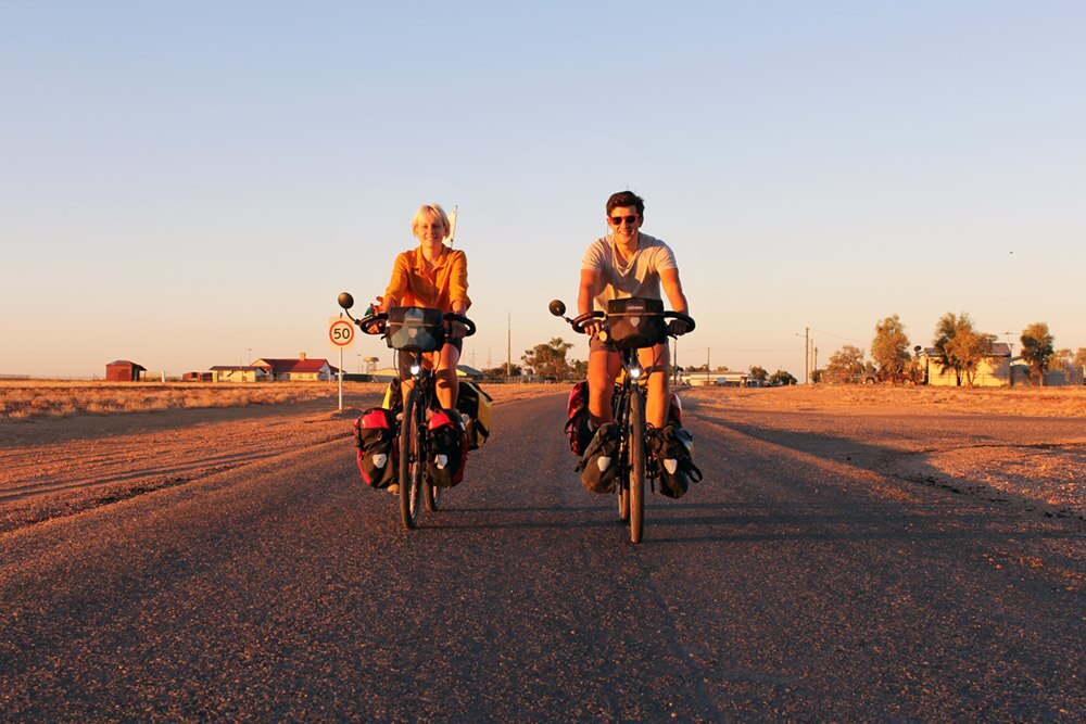 Architecture of the bush guides bike riders on Australia-wide odyssey ...